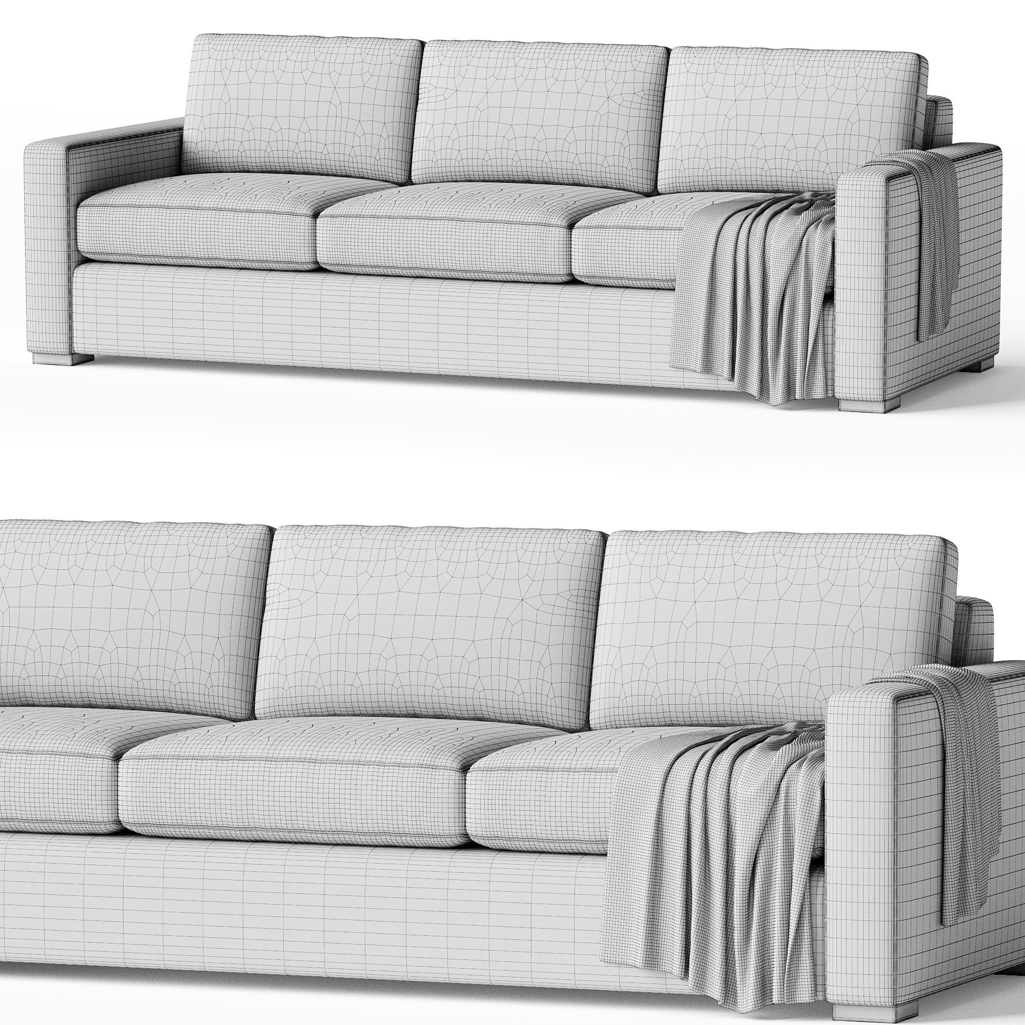 Carson Sofa 3D model | CGTrader