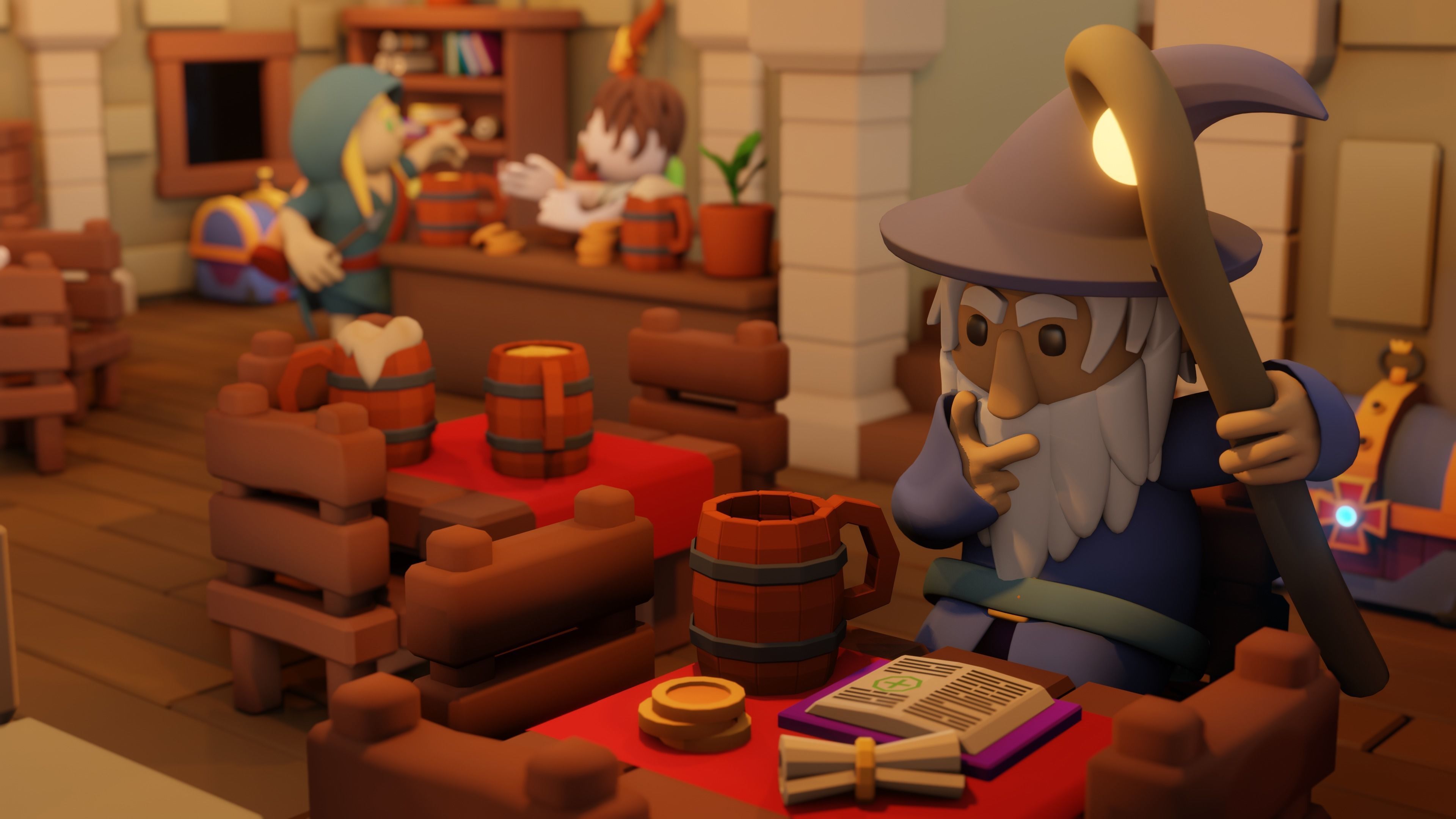 3D model Tavern Low poly models VR / AR / low-poly | CGTrader