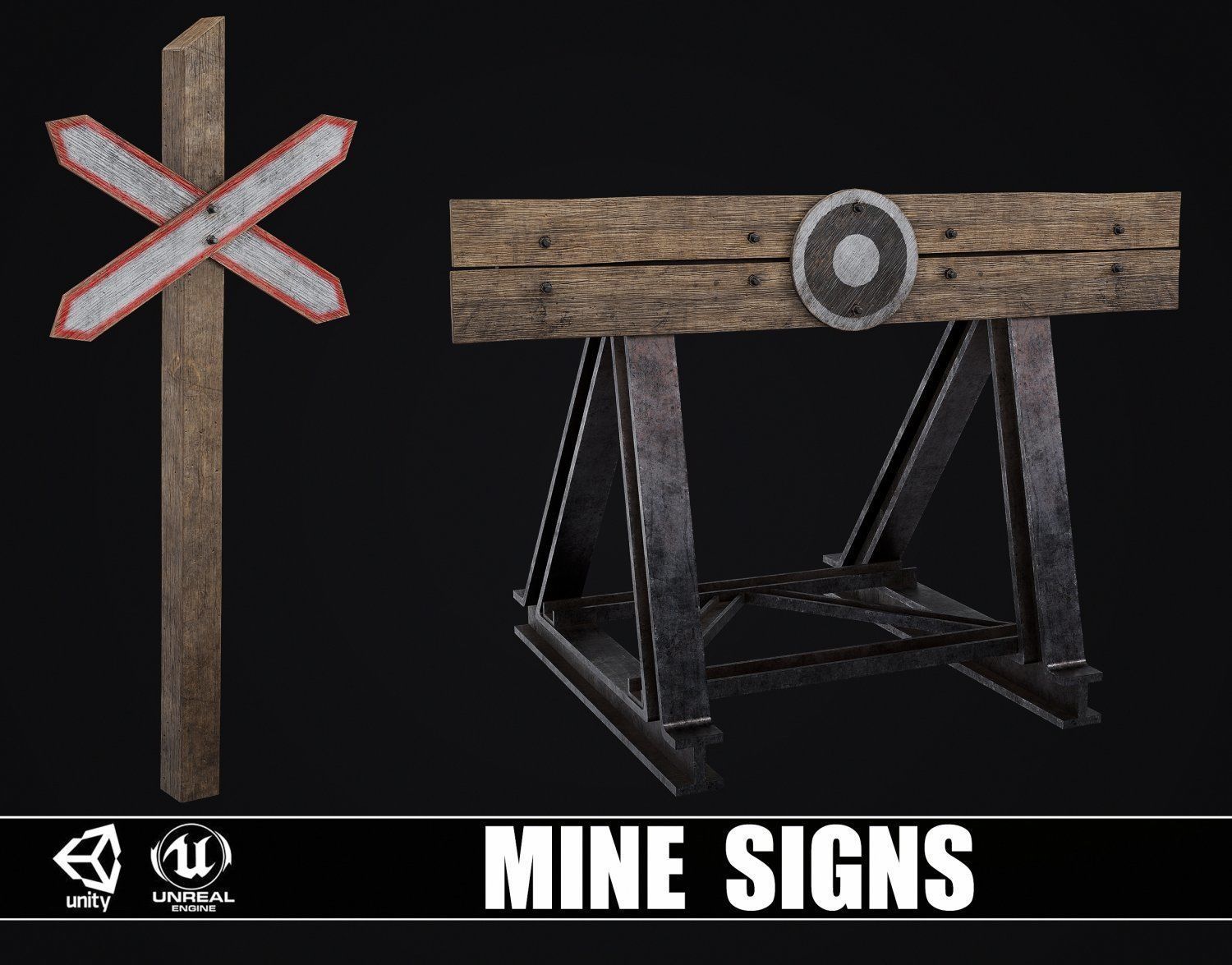 Collection of 15 Mine Items VR / AR / low-poly | CGTrader