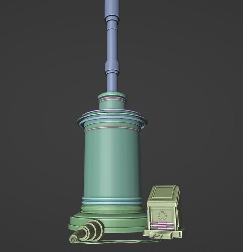 3D model Alien Steam Laboratory Set VR / AR / low-poly | CGTrader