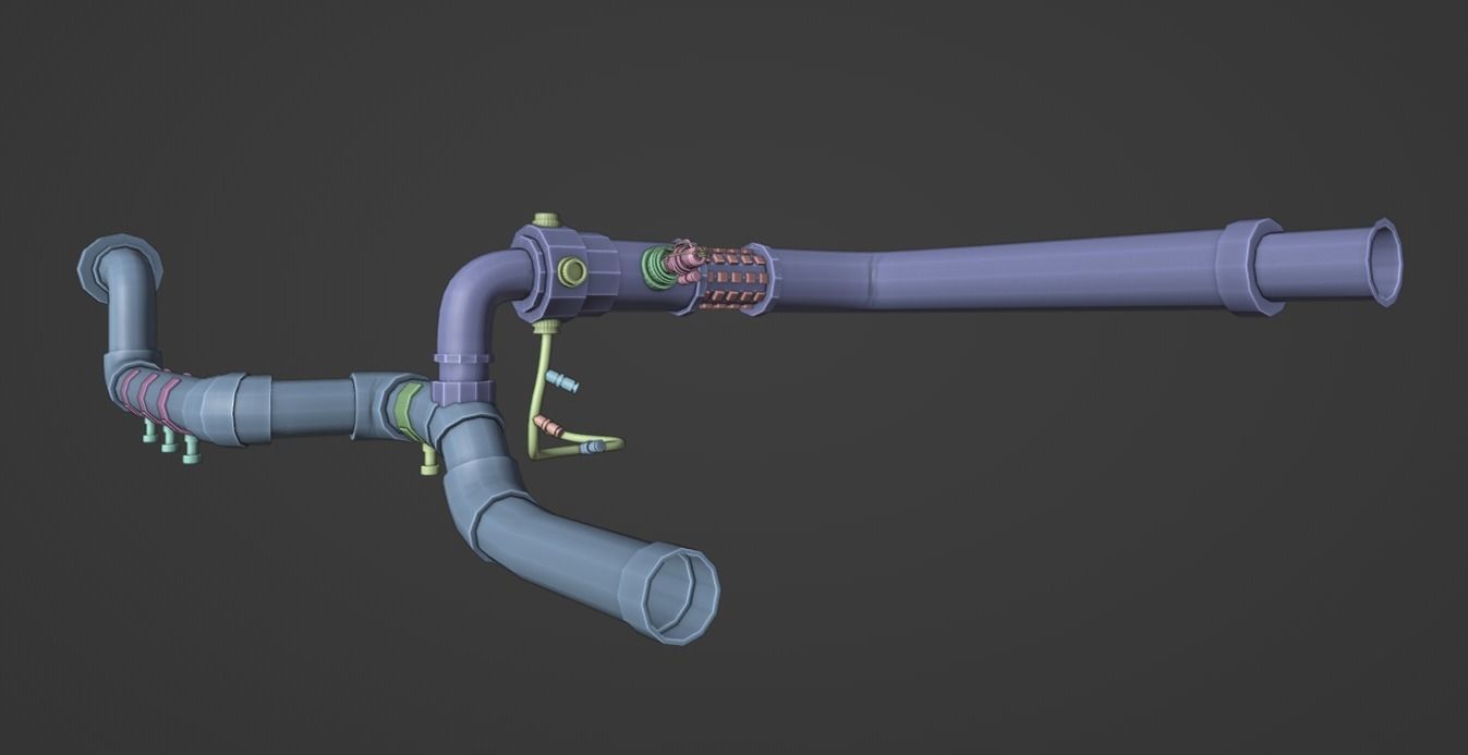 3D model Alien Steam Laboratory Set VR / AR / low-poly | CGTrader