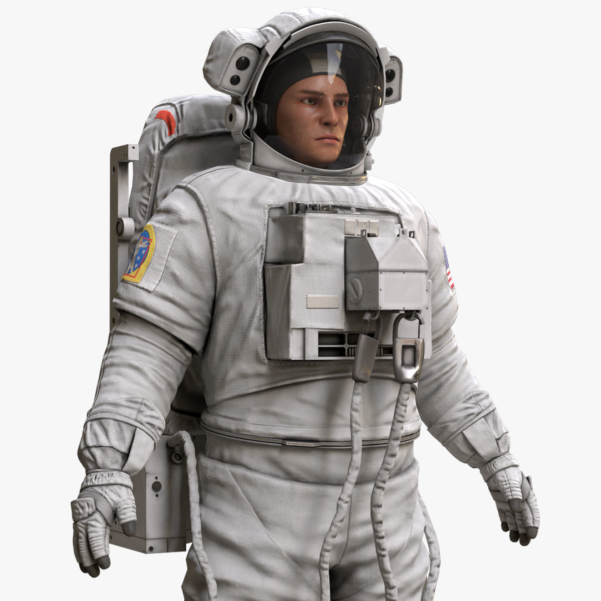 3D model CS05 Space Suit LITE VERSION VR / AR / low-poly | CGTrader