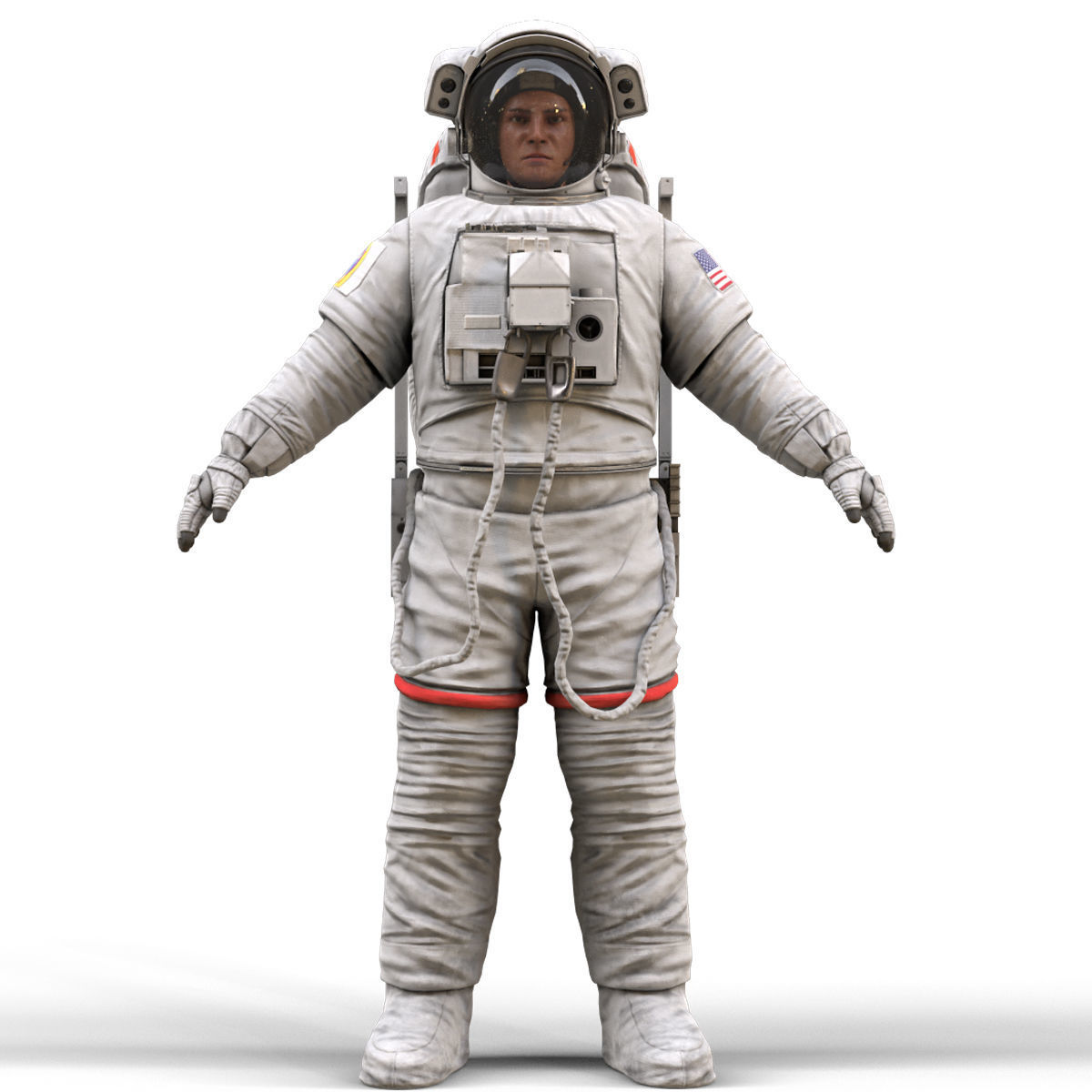 3D model CS05 Space Suit LITE VERSION VR / AR / low-poly | CGTrader