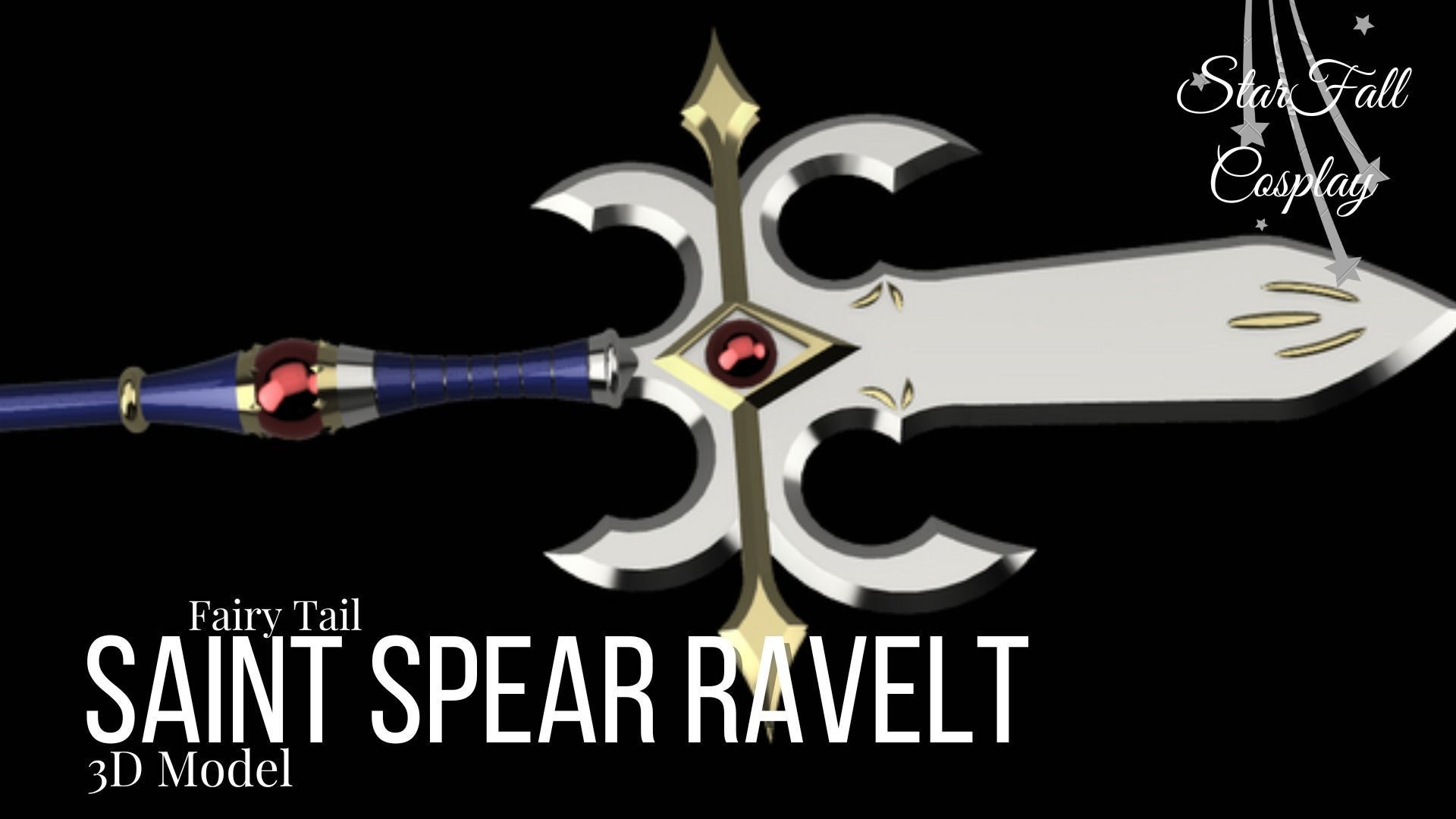 Saint Spear Ravelt Erza Knightwalker 3D model 3D printable | CGTrader