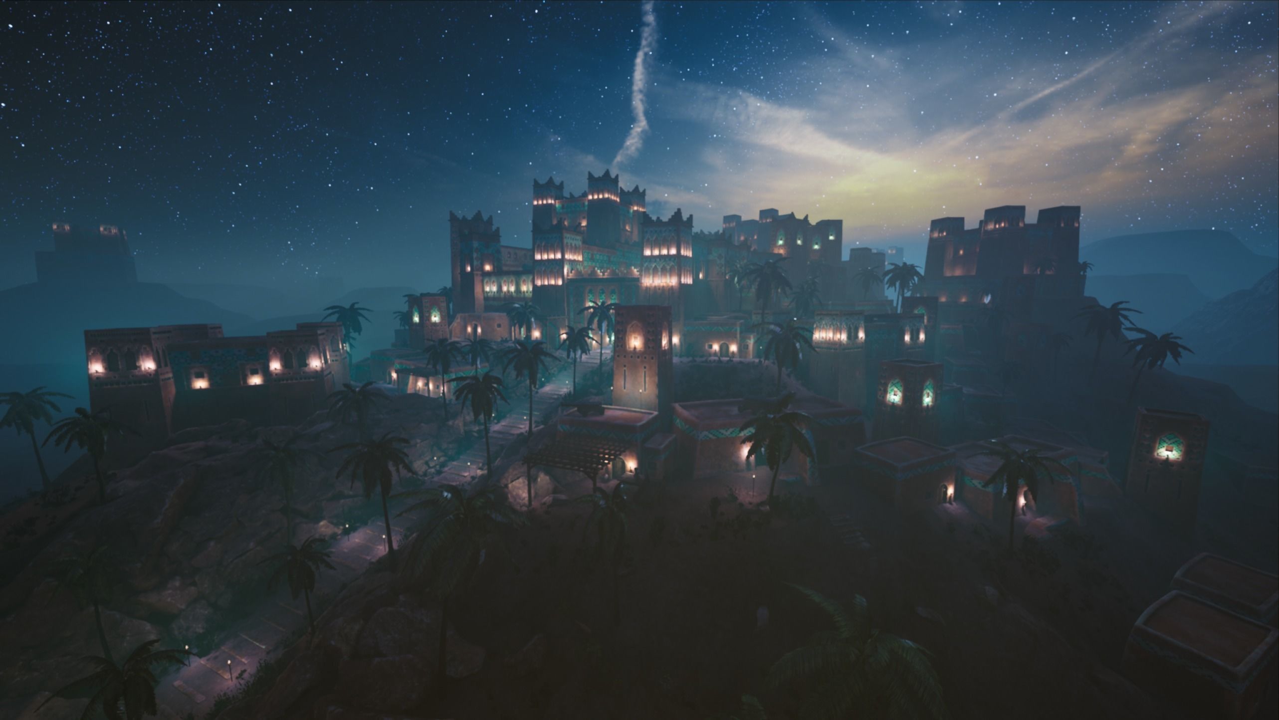 3D model Middle Eastern Kasbah Fortress - Unreal Engine VR / AR / low ...
