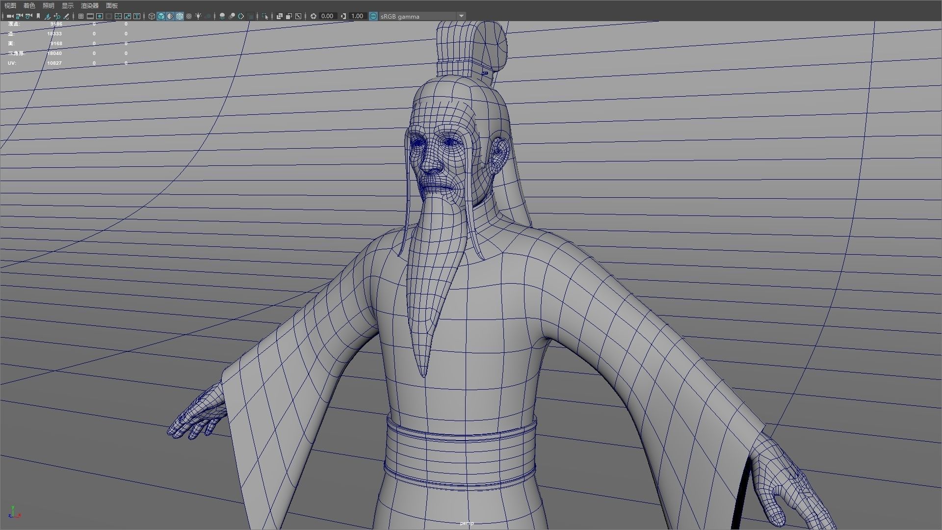 old Taoist priest immortal Celestial being God Taoism Chinese 3D model ...