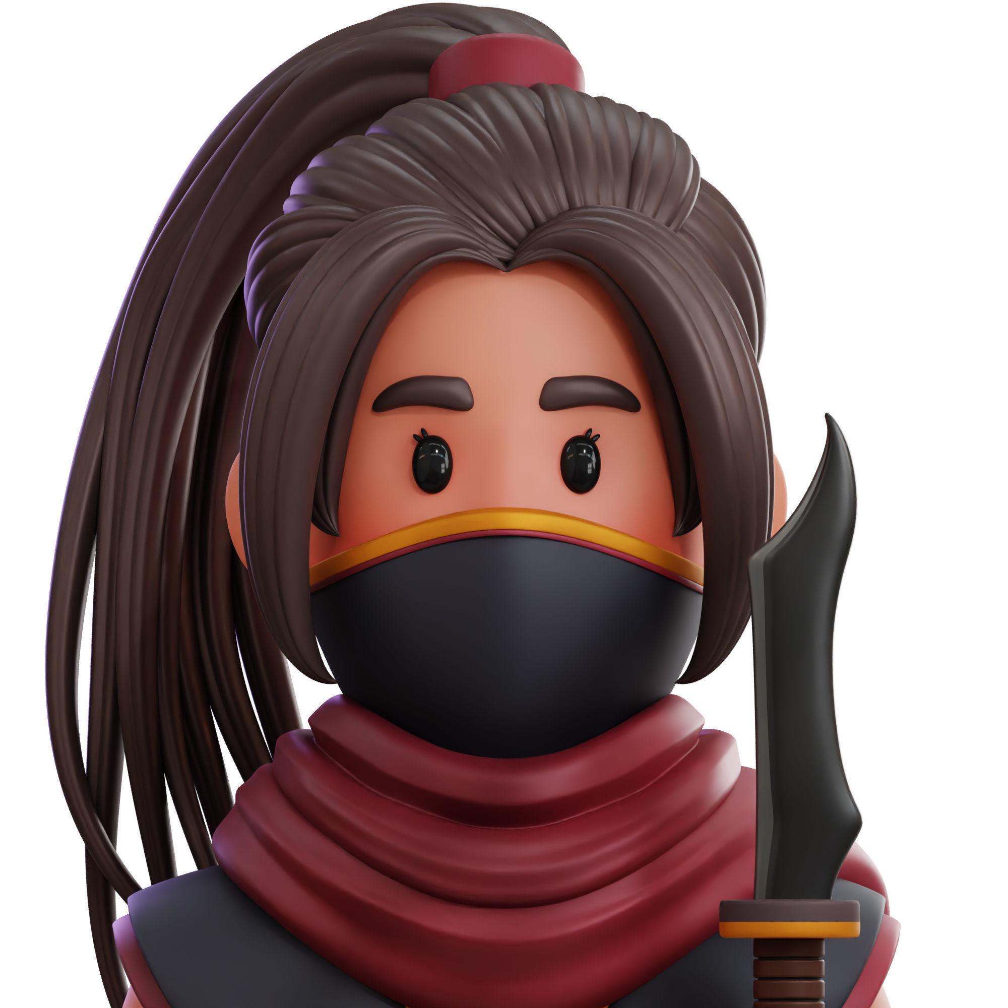 3D model Assasin Avatar 3D Icon VR / AR / low-poly | CGTrader