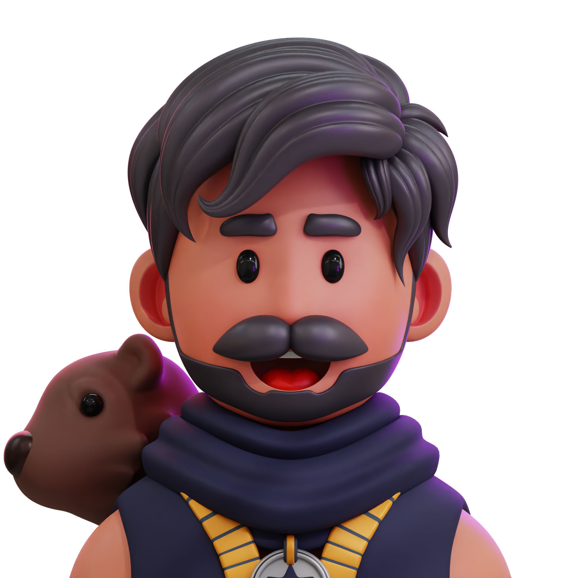 3D model Druid Avatar 3D Icon VR / AR / low-poly | CGTrader