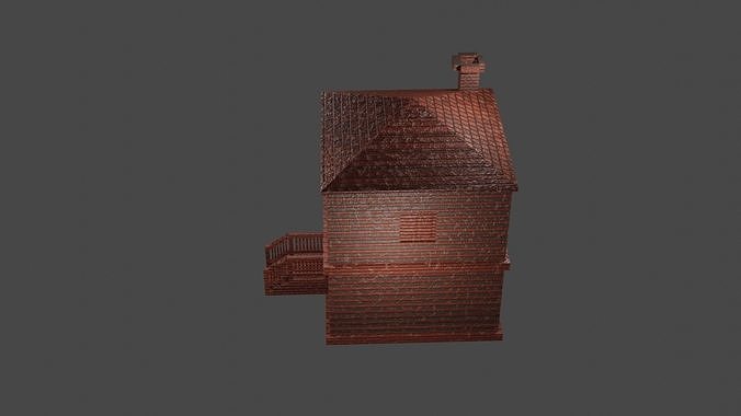 3D model TRADITIONAL LOW POLY HOUSE VR / AR / low-poly | CGTrader
