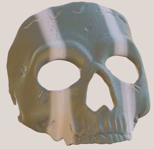 Ghost Mask Cosplay Holloween Call of Duty Modern Warfare Warzone 3D ...