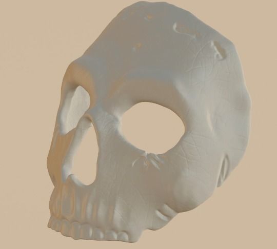 Ghost Mask Cosplay Holloween Call of Duty Modern Warfare Warzone 3D ...