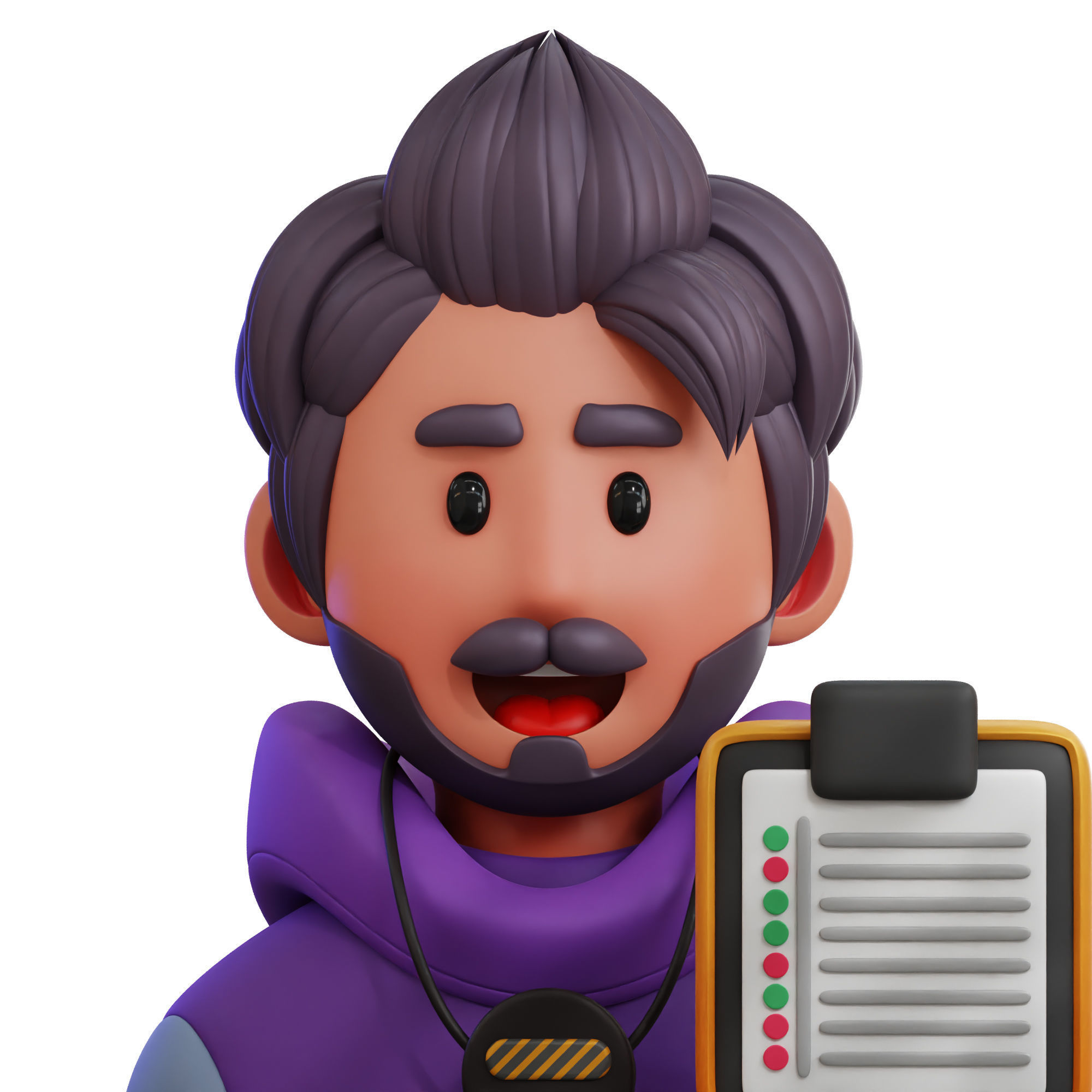 3D model Game Coach Avatar 3D Icon VR / AR / low-poly | CGTrader