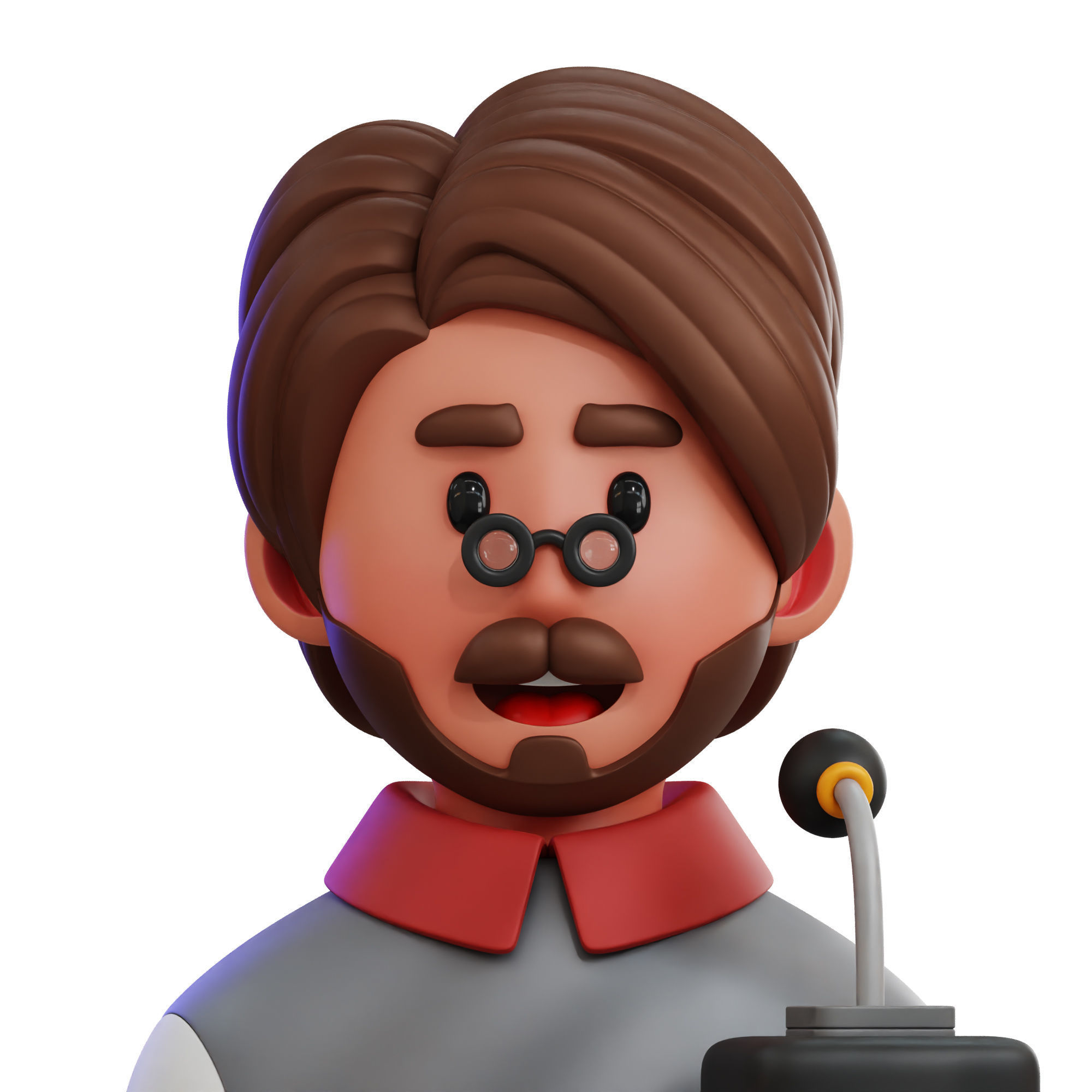 3D model Lecturer Avatar 3D Icon VR / AR / low-poly | CGTrader