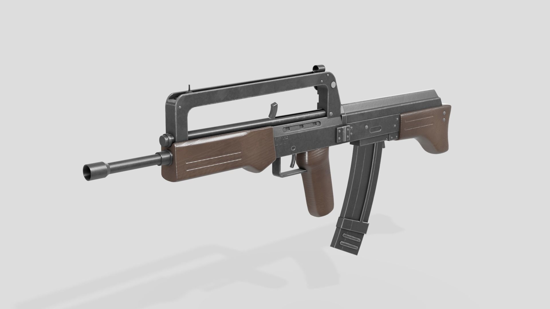 3D model FA-47 Rifle VR / AR / low-poly | CGTrader