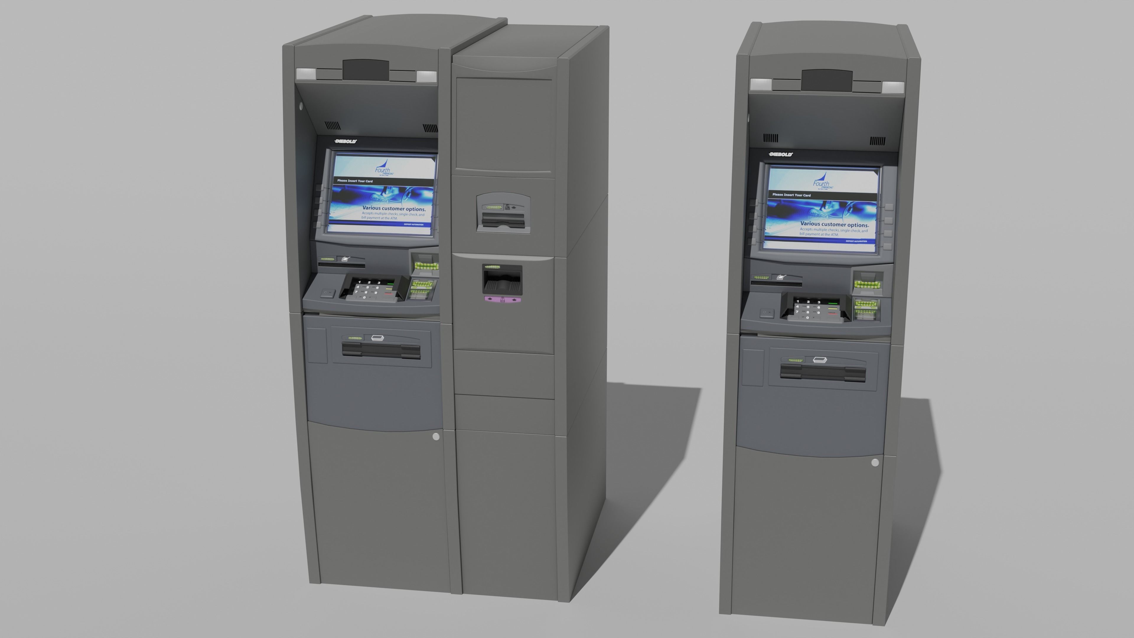 3D model of ATM machines 3D model | CGTrader