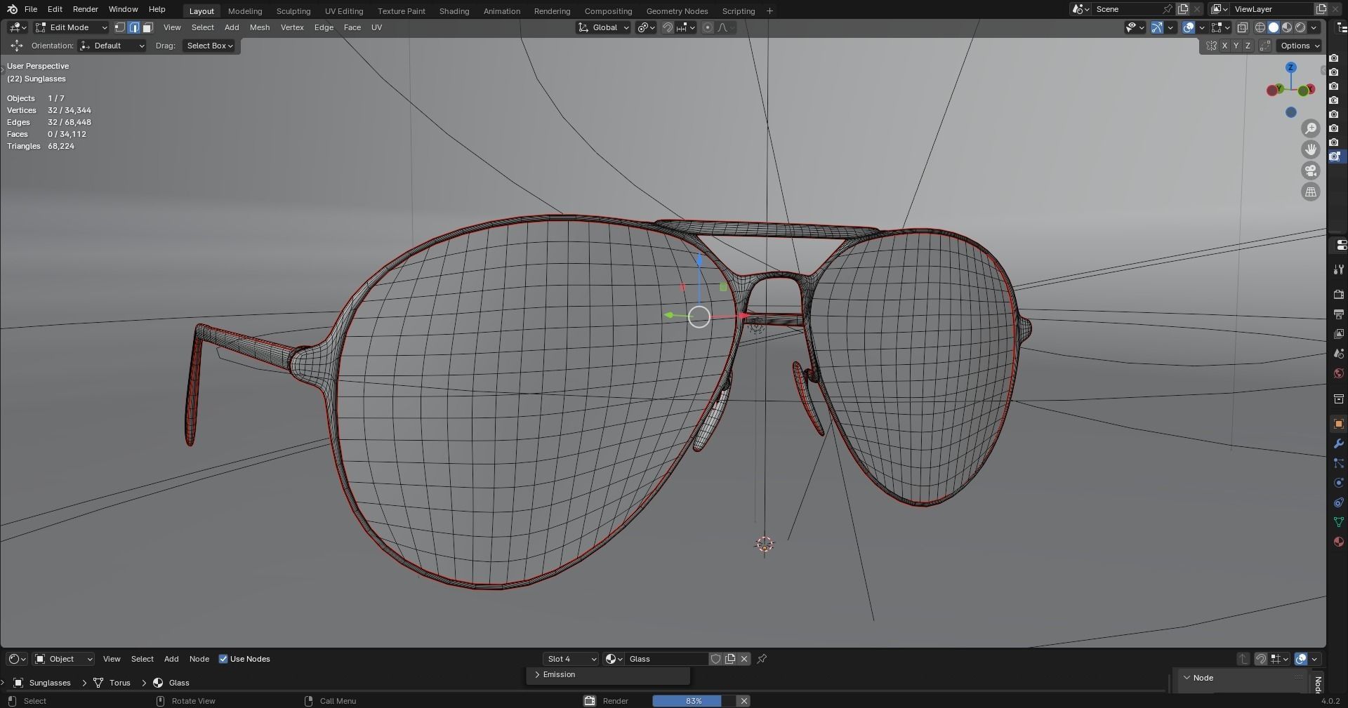 Sunglasses 3D model | CGTrader