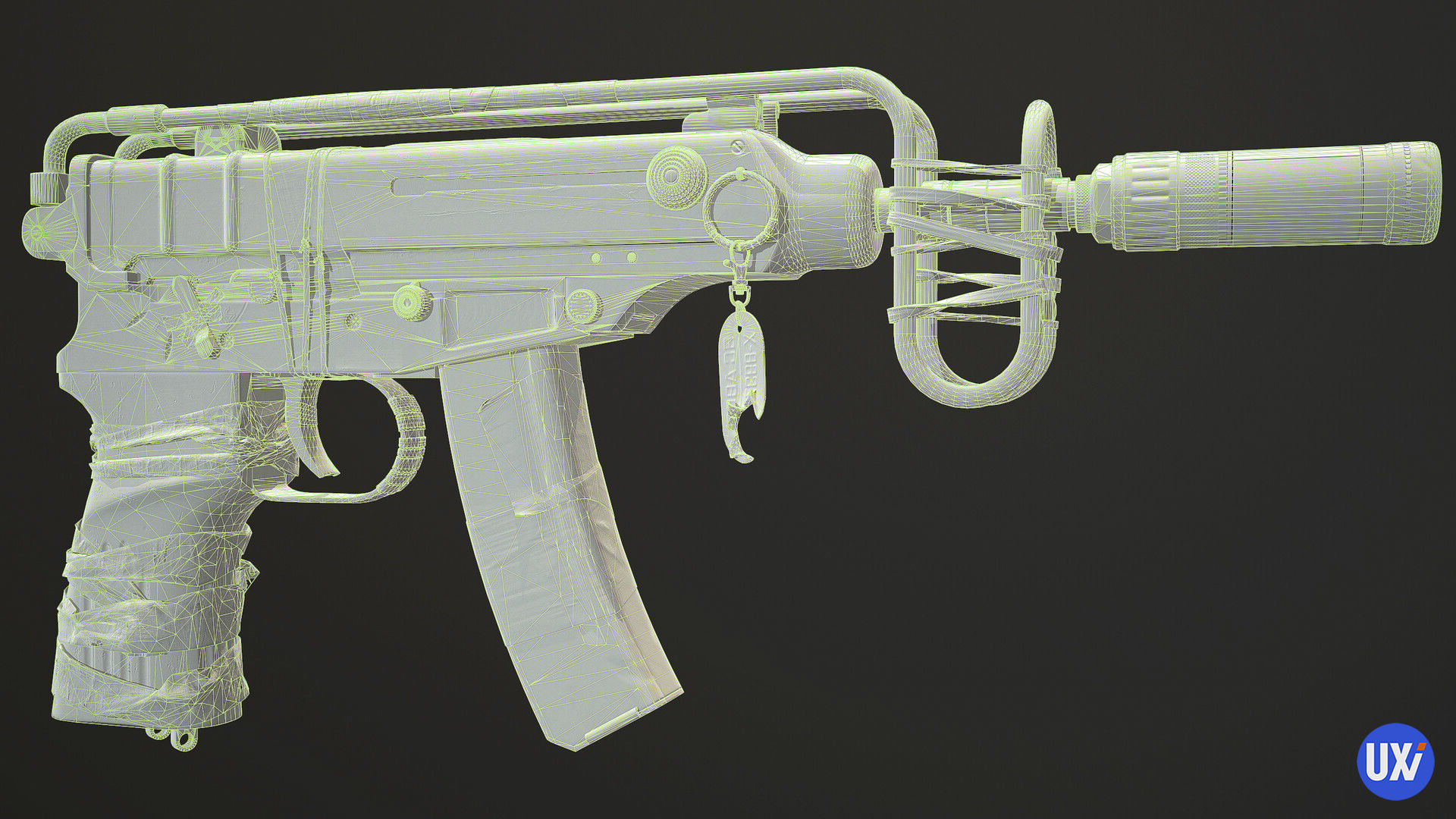 3D model Small Uzi VR / AR / low-poly | CGTrader