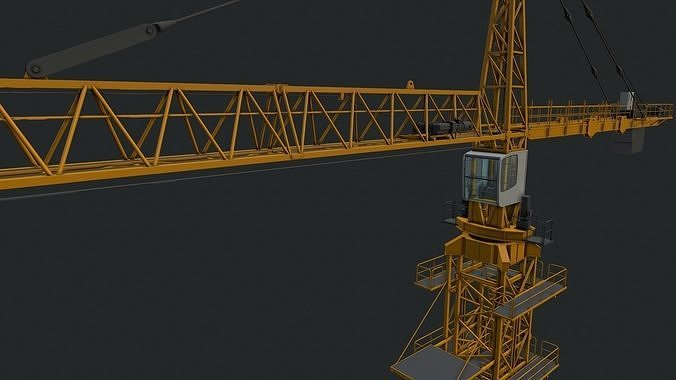 Tower Crane 3D model | CGTrader