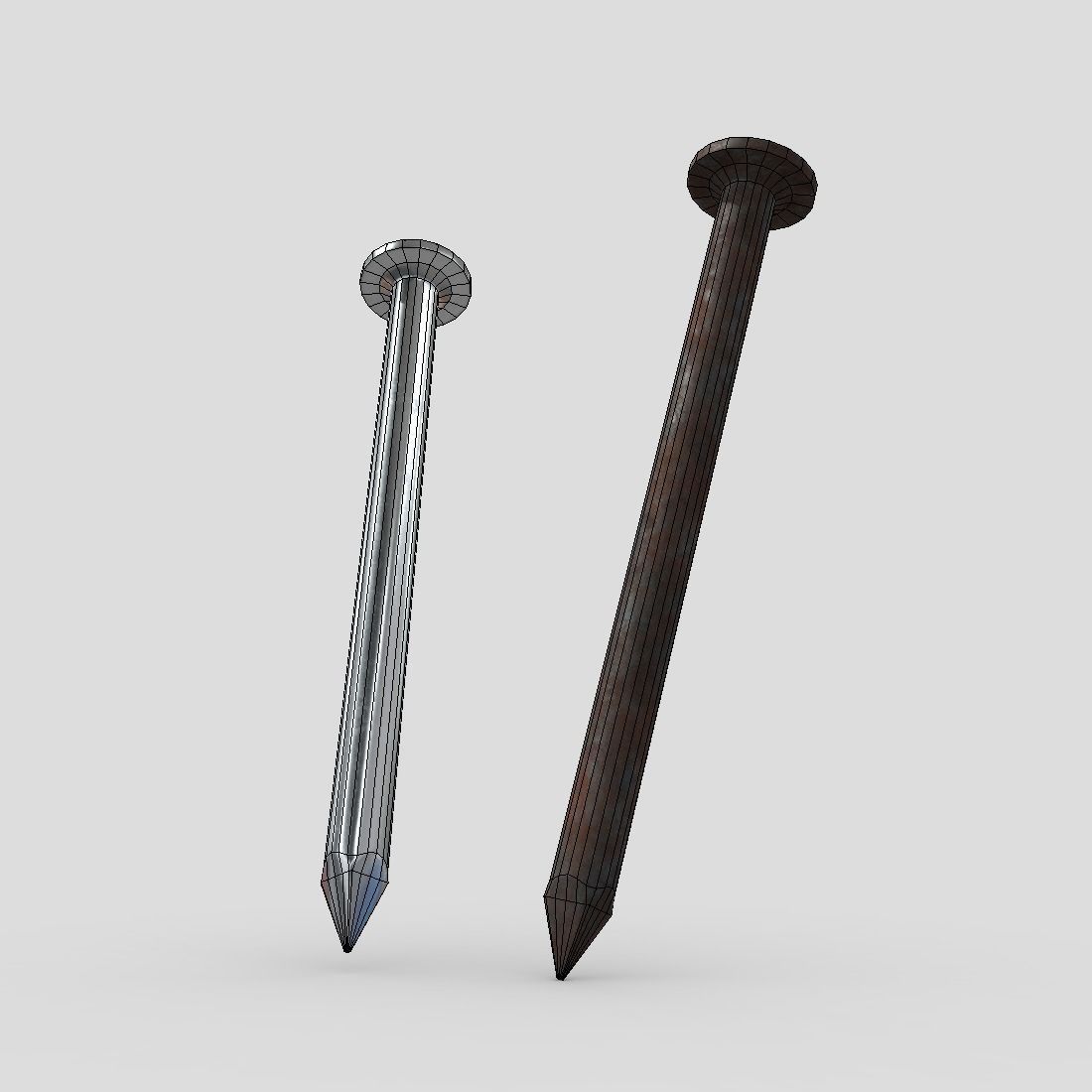 CC0 - Nail free VR / AR / low-poly 3D model | CGTrader