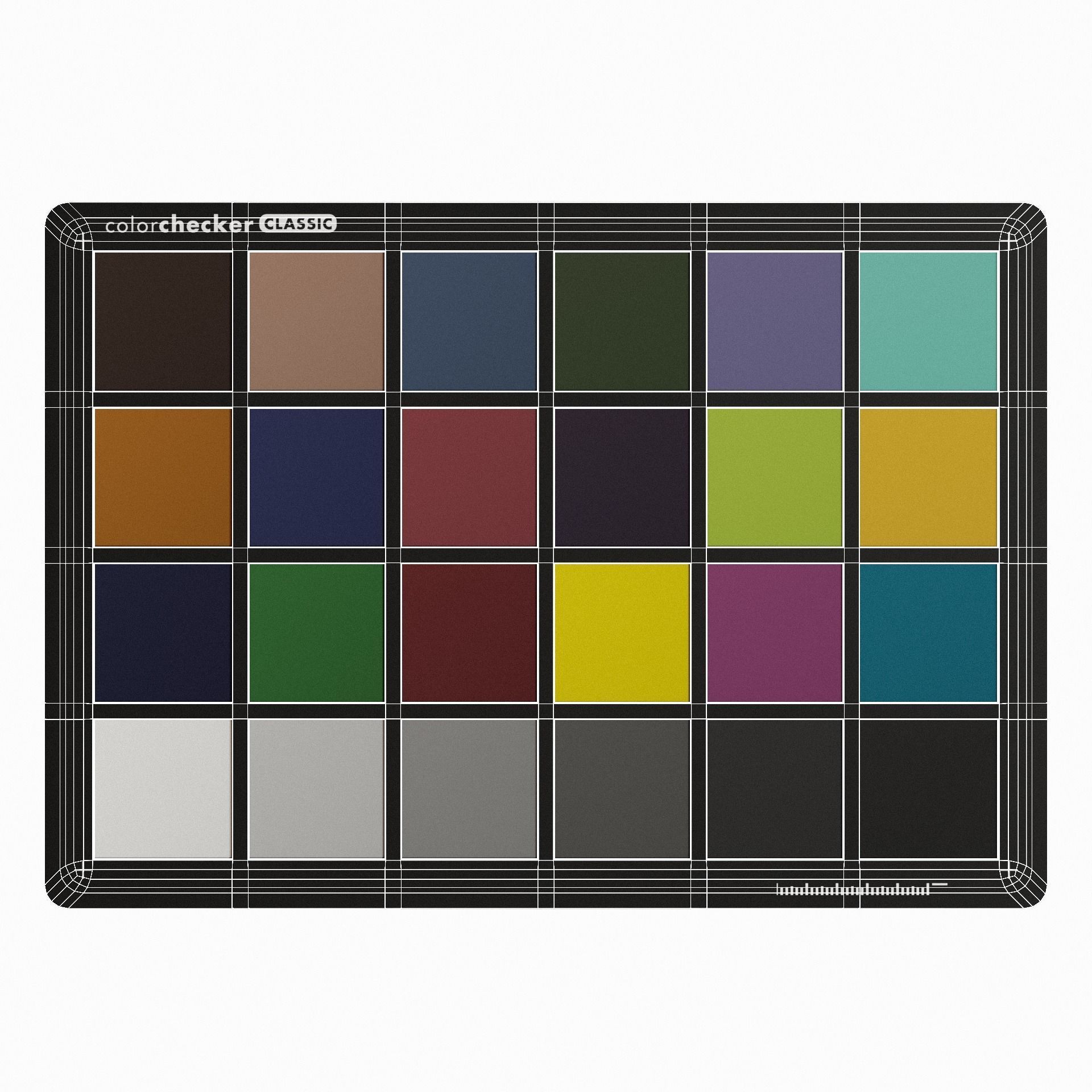 3D model Color Checker VR / AR / low-poly | CGTrader
