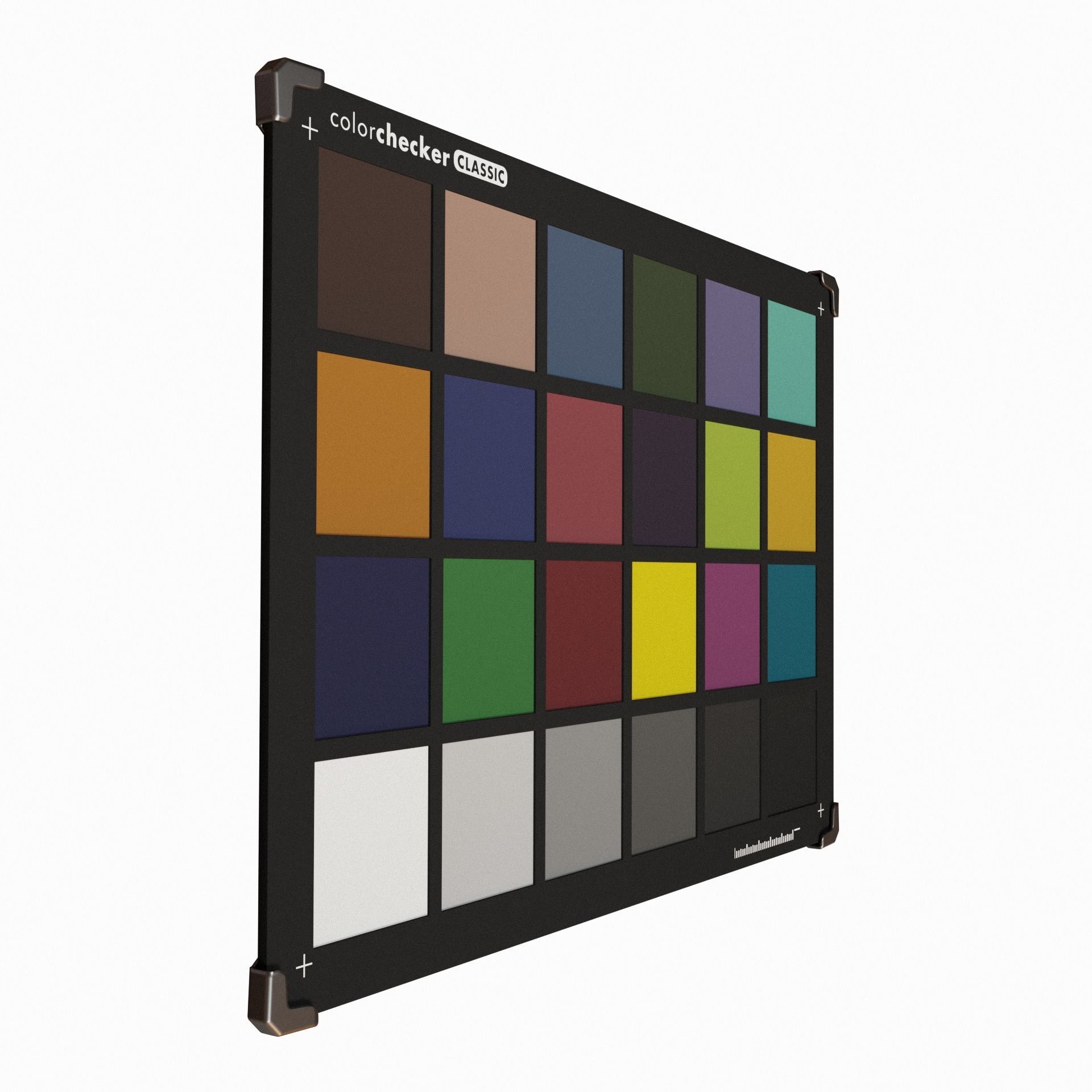 3D model Color Checker VR / AR / low-poly | CGTrader