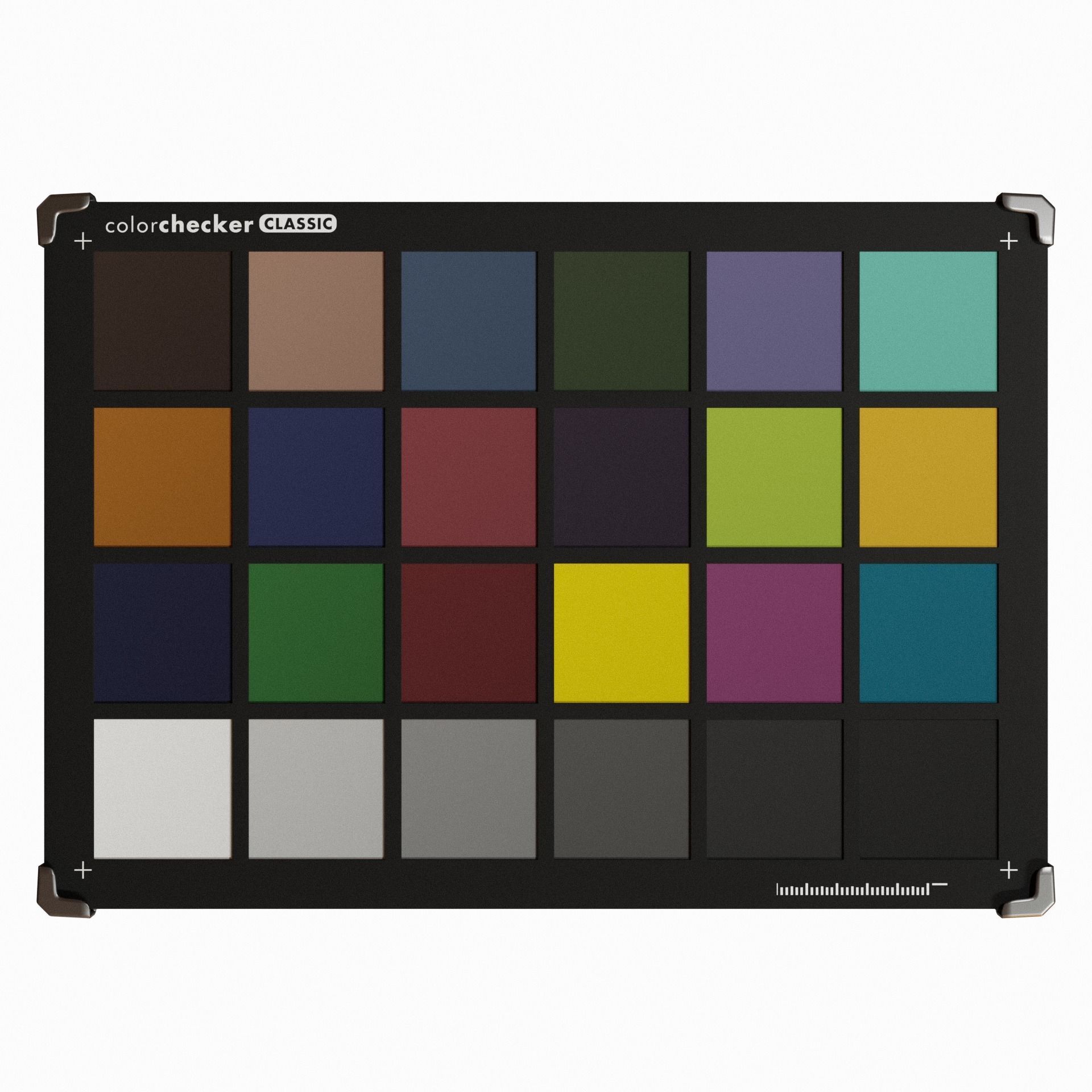 3D model Color Checker VR / AR / low-poly | CGTrader