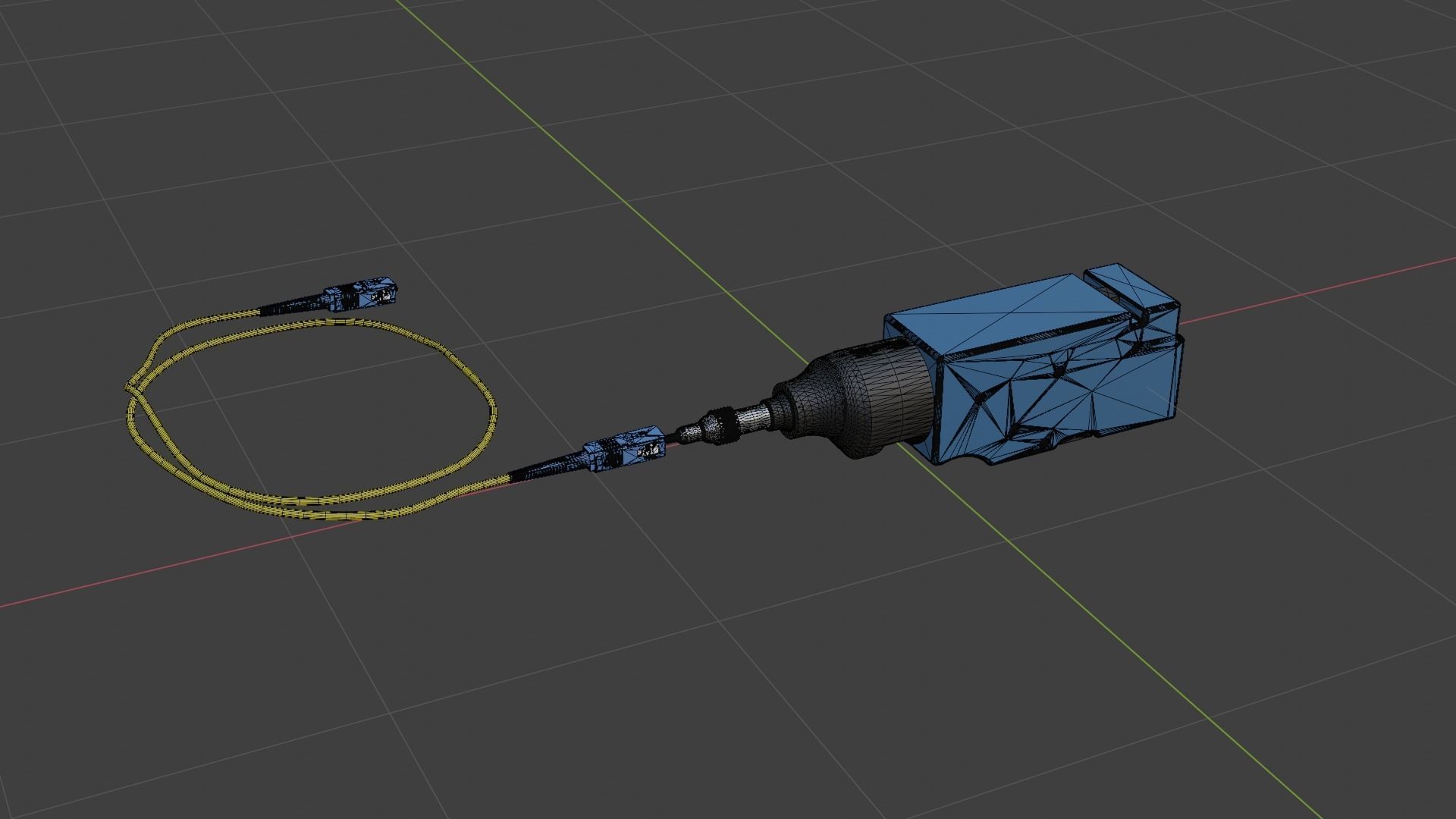 Digital Fiber Inspection Microscope Camera 3D model | CGTrader