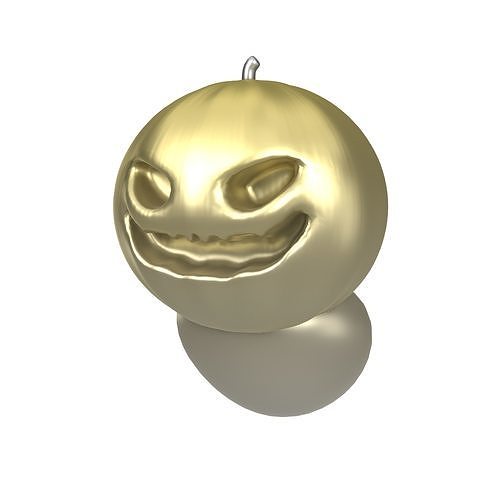 3D model Halloween Pumpkin Ghost Character v1 005 VR / AR / low-poly ...