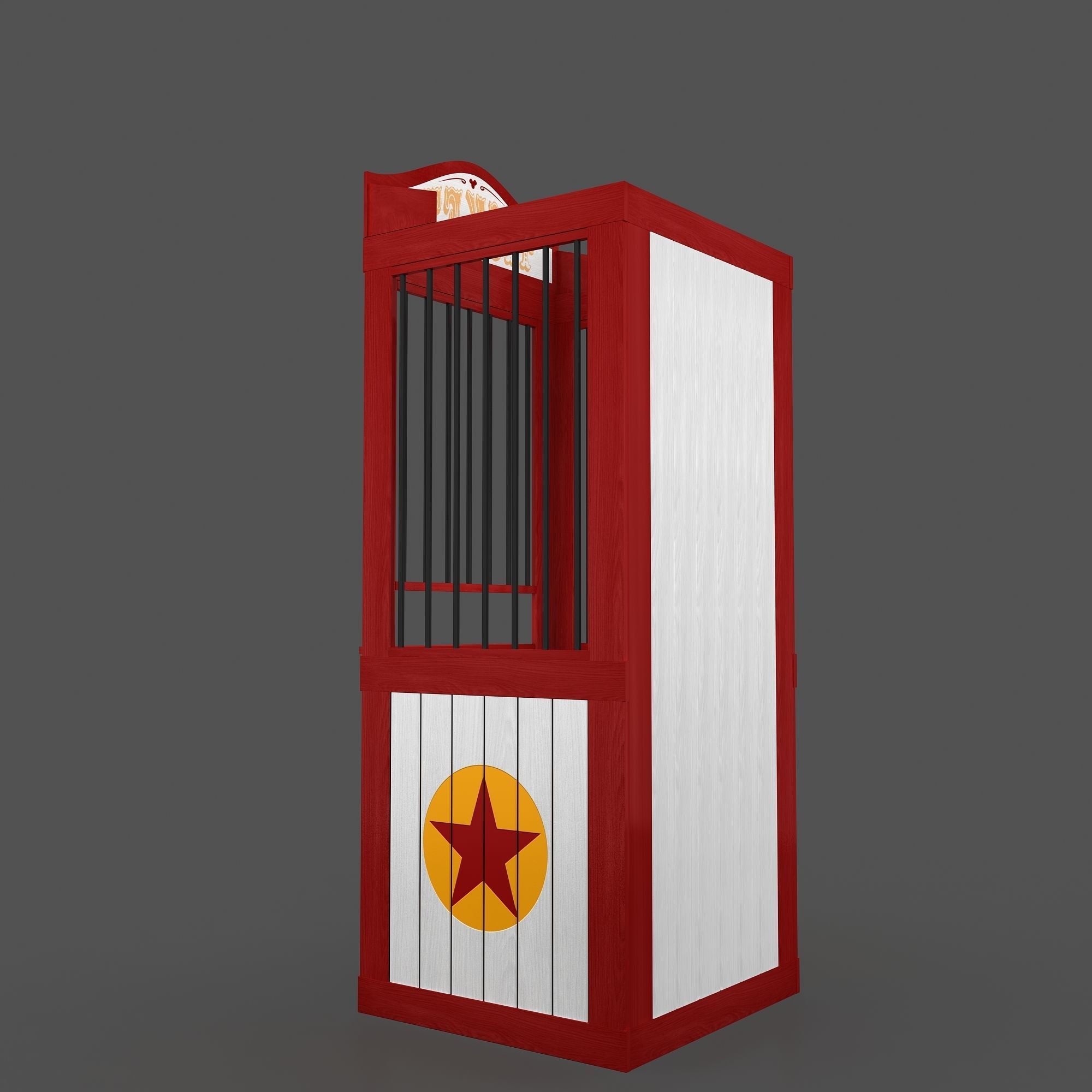 3D model Ticket Booth VR / AR / low-poly | CGTrader
