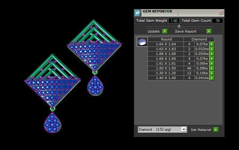 Earrings 3D model 3D printable | CGTrader