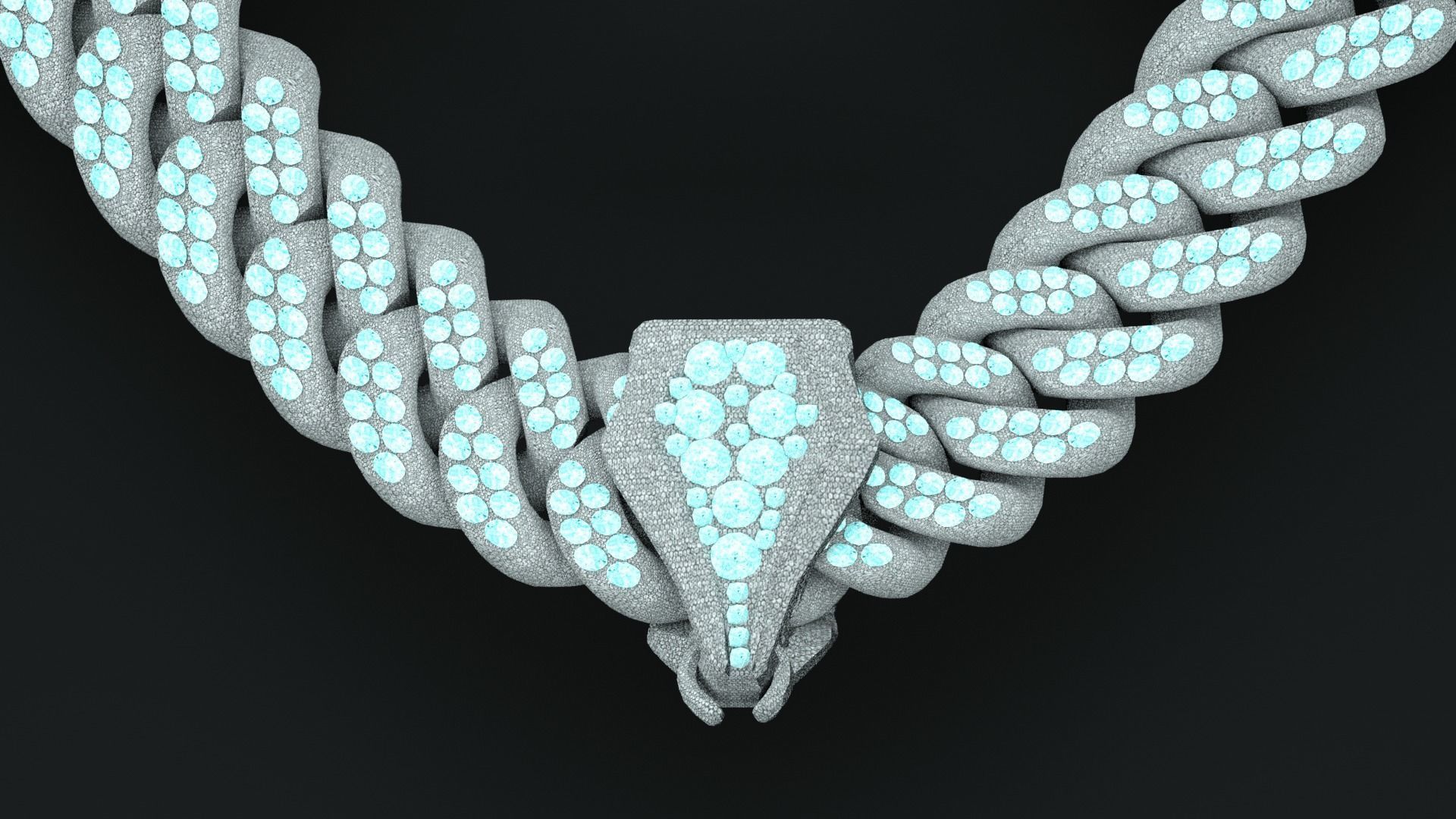 Cuban Chain Template GTA 5 3D model | CGTrader