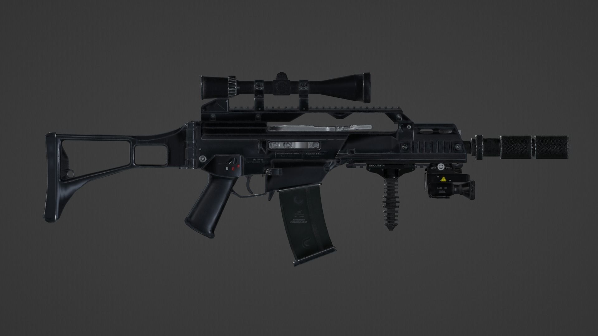 G36C Stealth 3D model | CGTrader