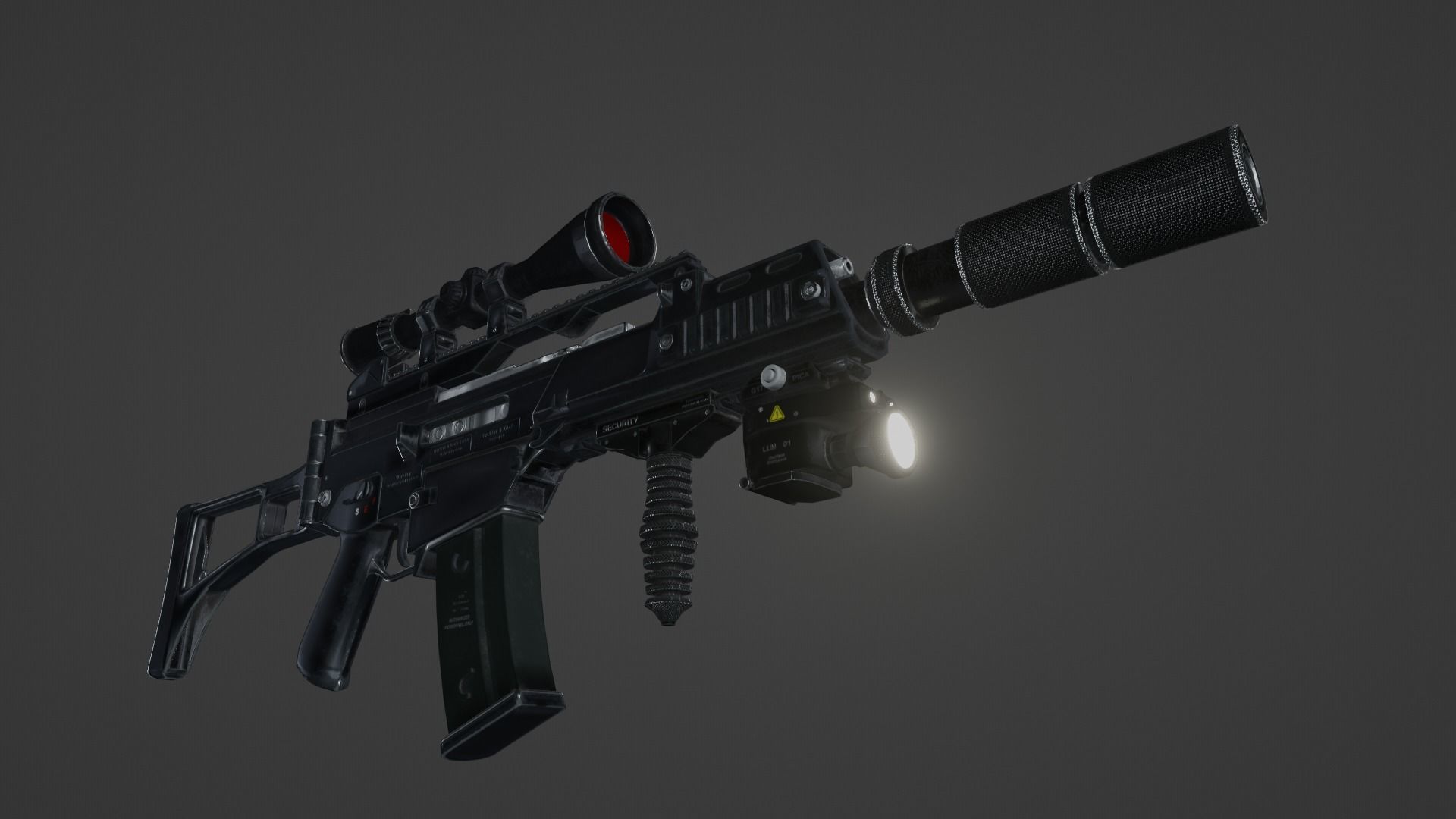 G36C Stealth 3D model | CGTrader