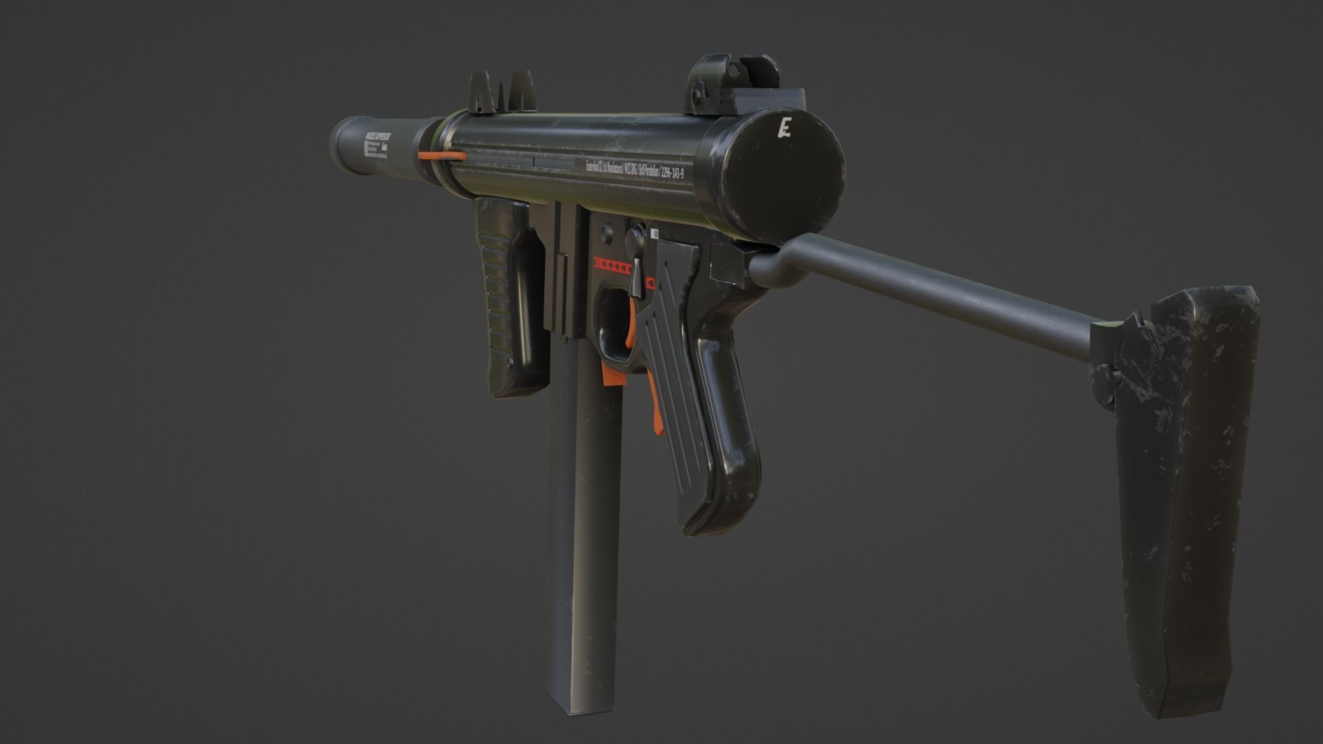 Beretta M12S SMG 3D model | CGTrader