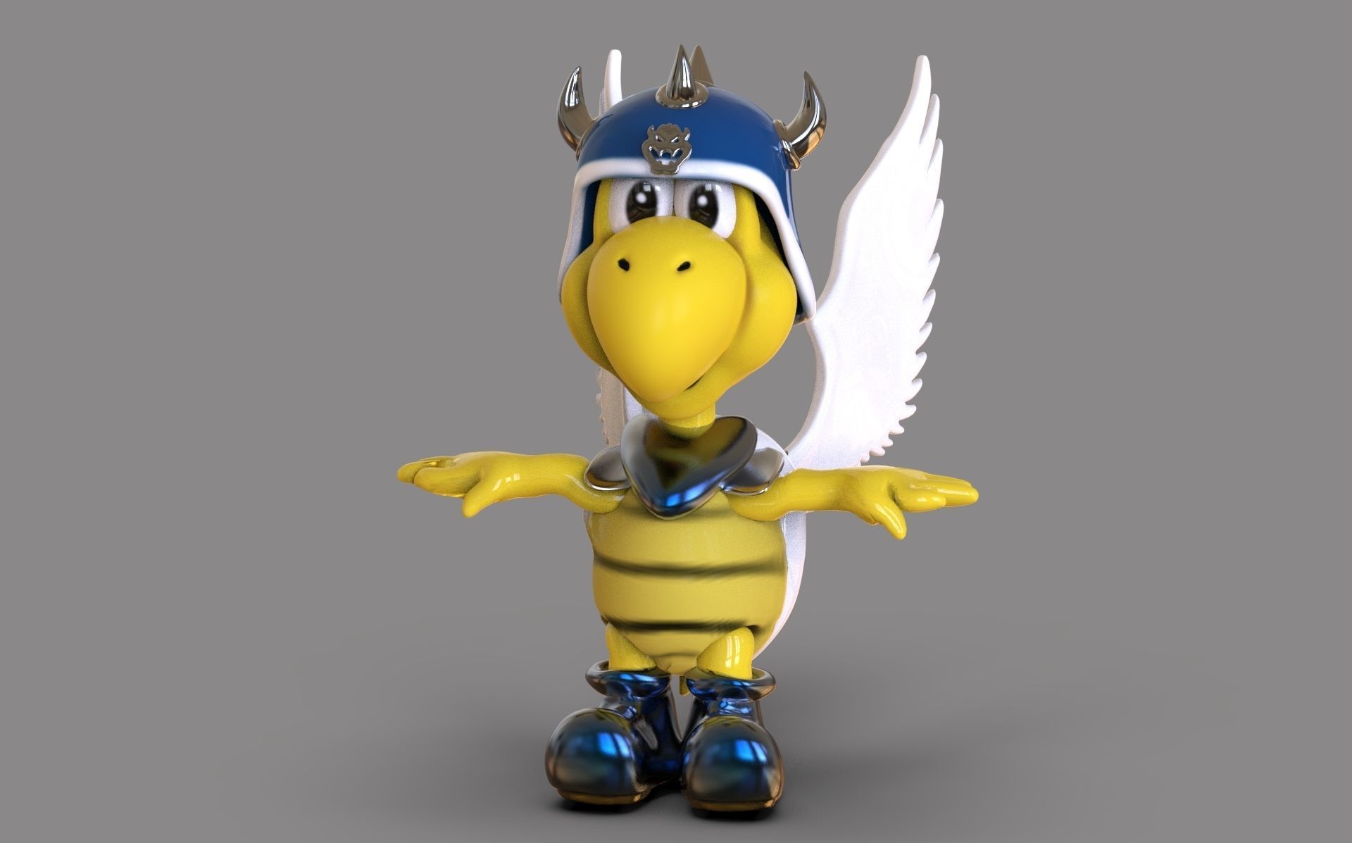 3D model Blue Shell Koopa Troopa VR / AR / low-poly | CGTrader