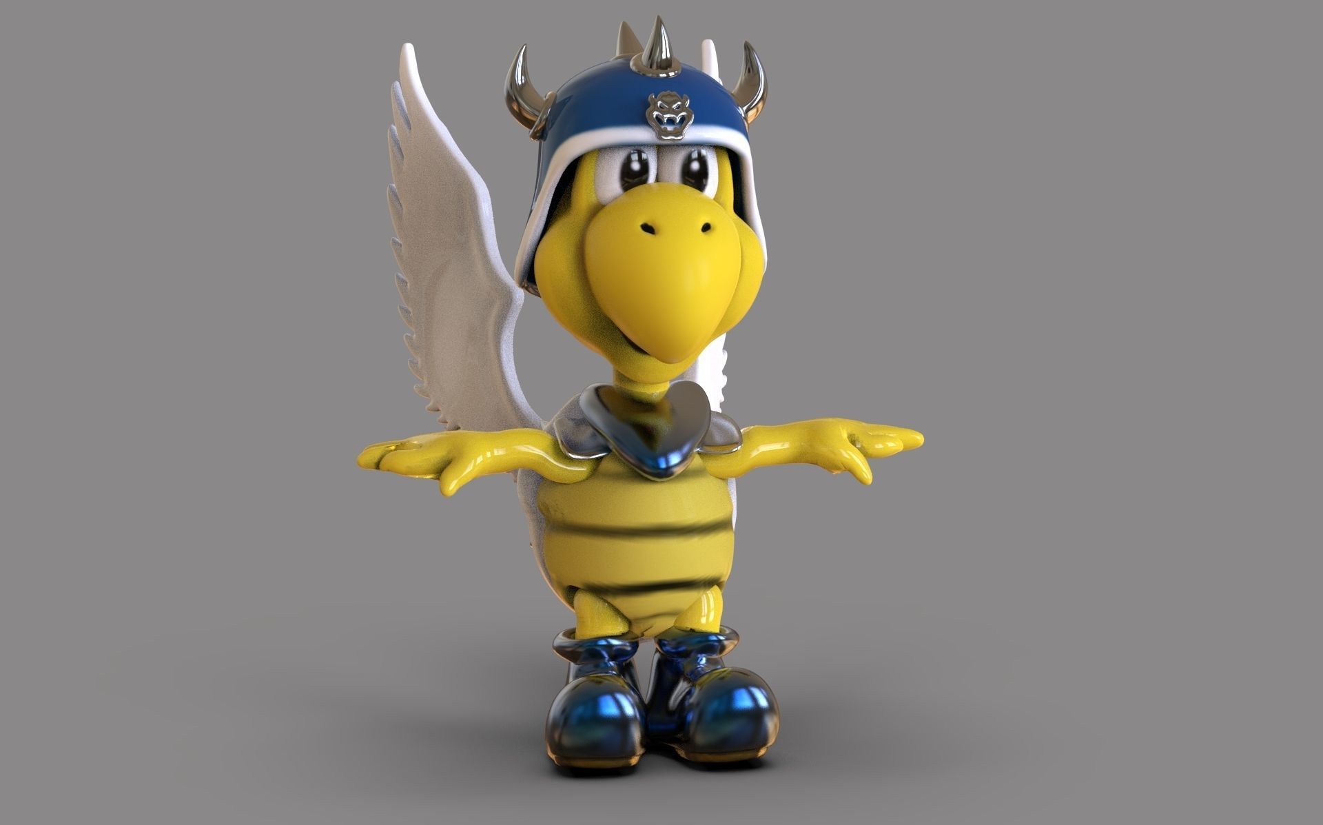 3D model Blue Shell Koopa Troopa VR / AR / low-poly | CGTrader