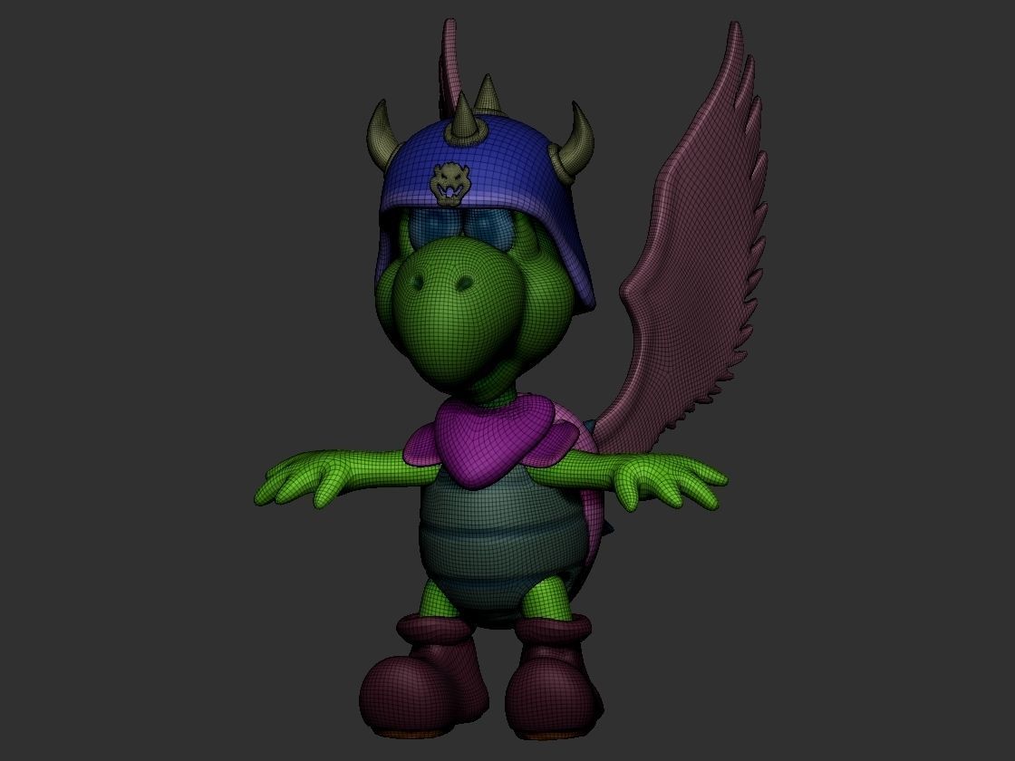 3D model Blue Shell Koopa Troopa VR / AR / low-poly | CGTrader