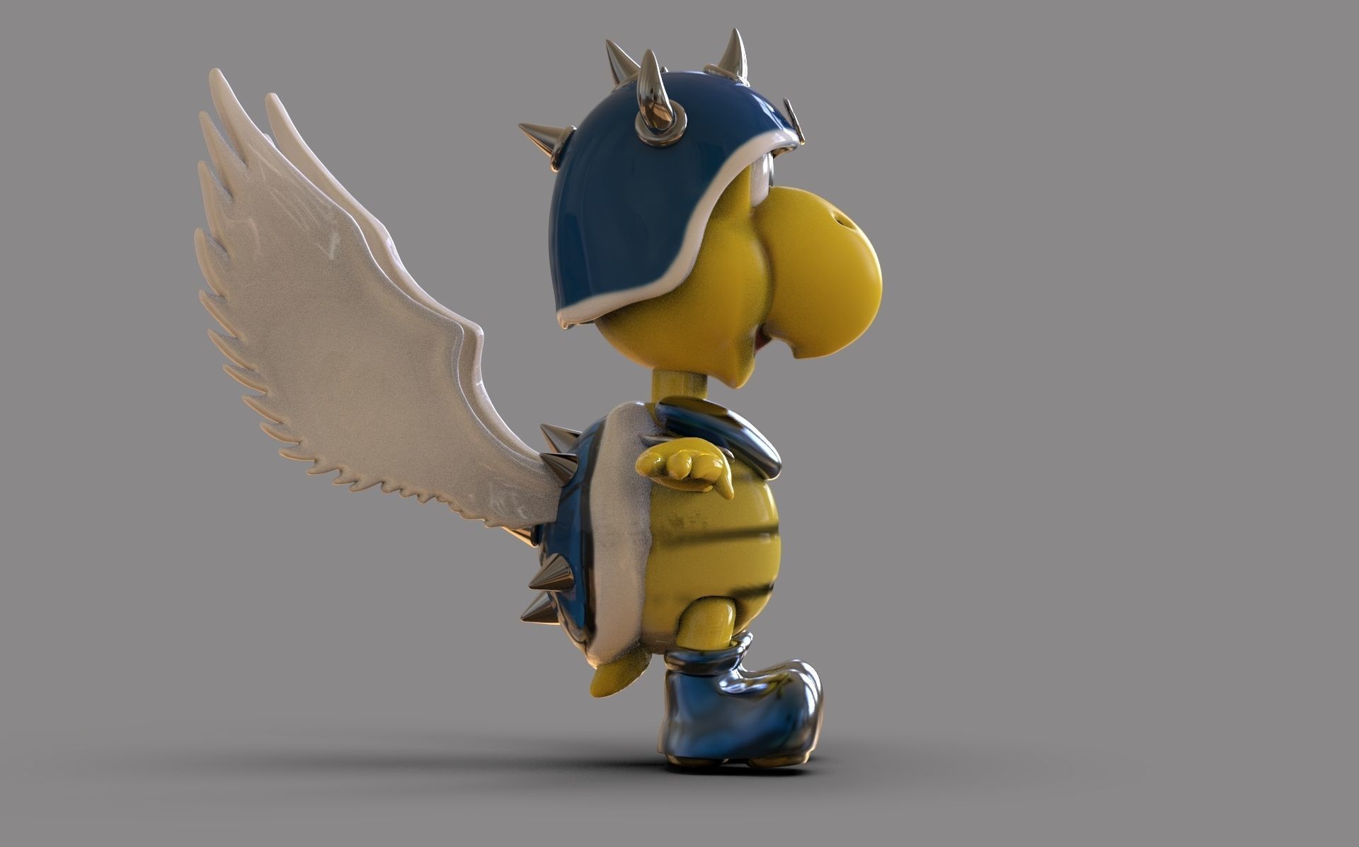 3D model Blue Shell Koopa Troopa VR / AR / low-poly | CGTrader