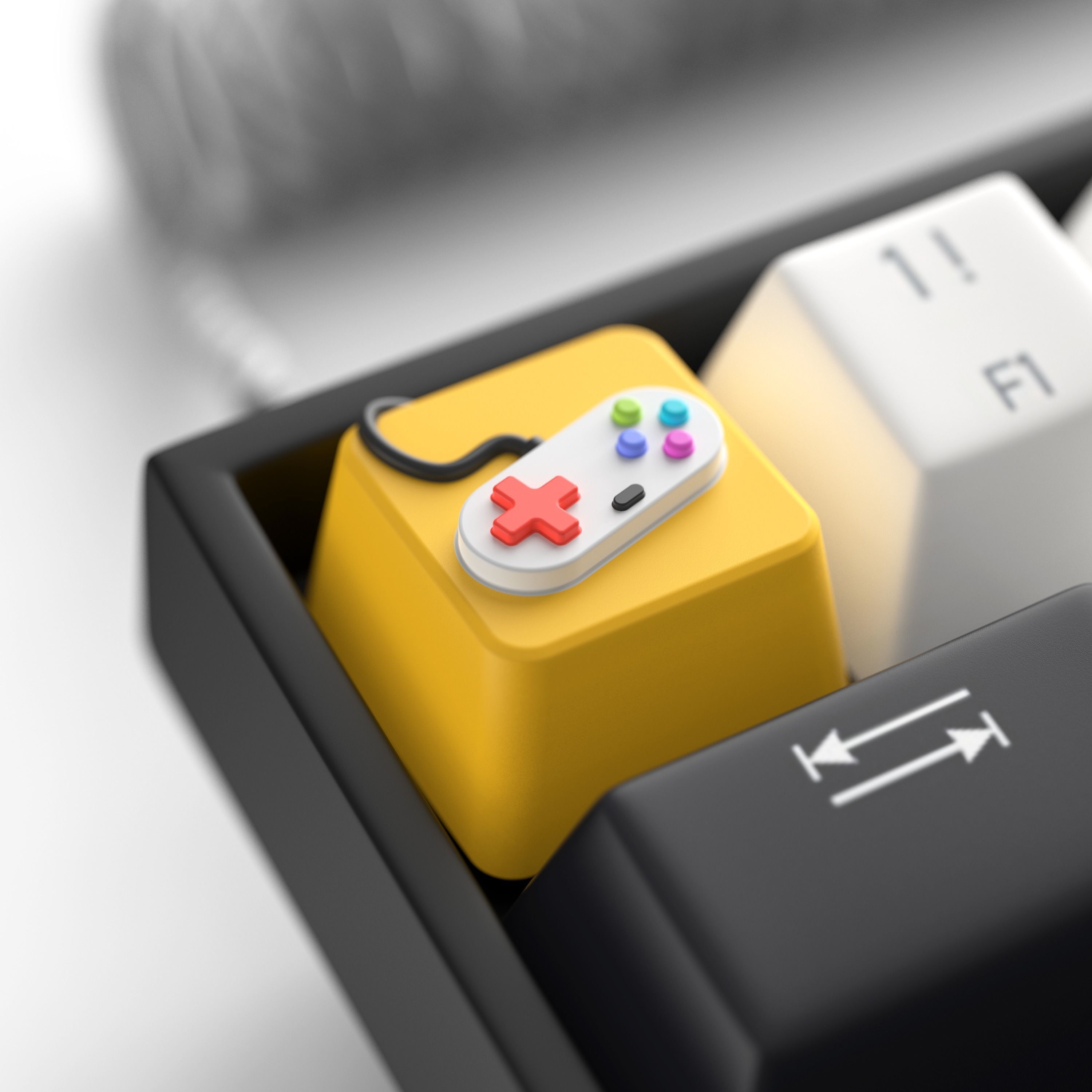 Dendy gamepad keycap for mechanical keyboard free 3D model 3D printable ...