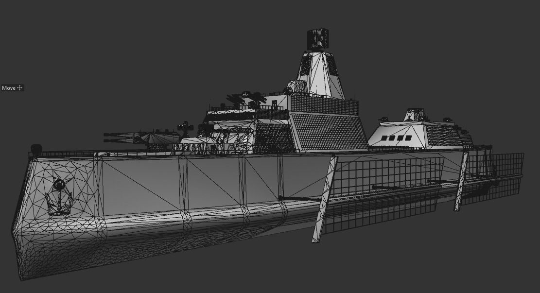 3D model light cruiser steampunk fantasy VR / AR / low-poly | CGTrader