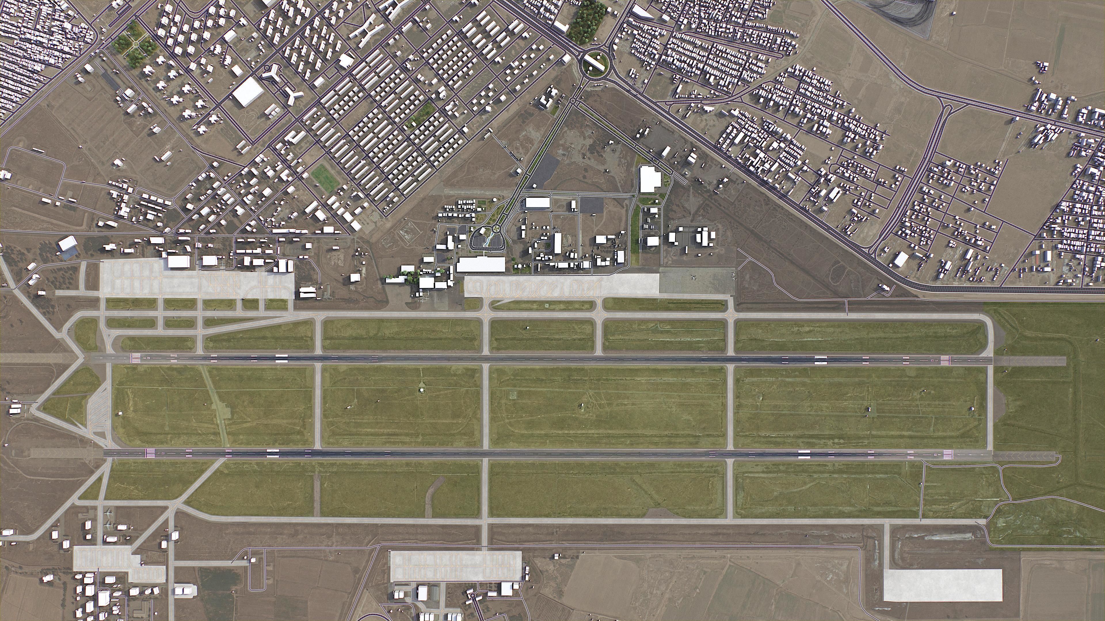 3D model Shiraz Airport VR / AR / low-poly | CGTrader