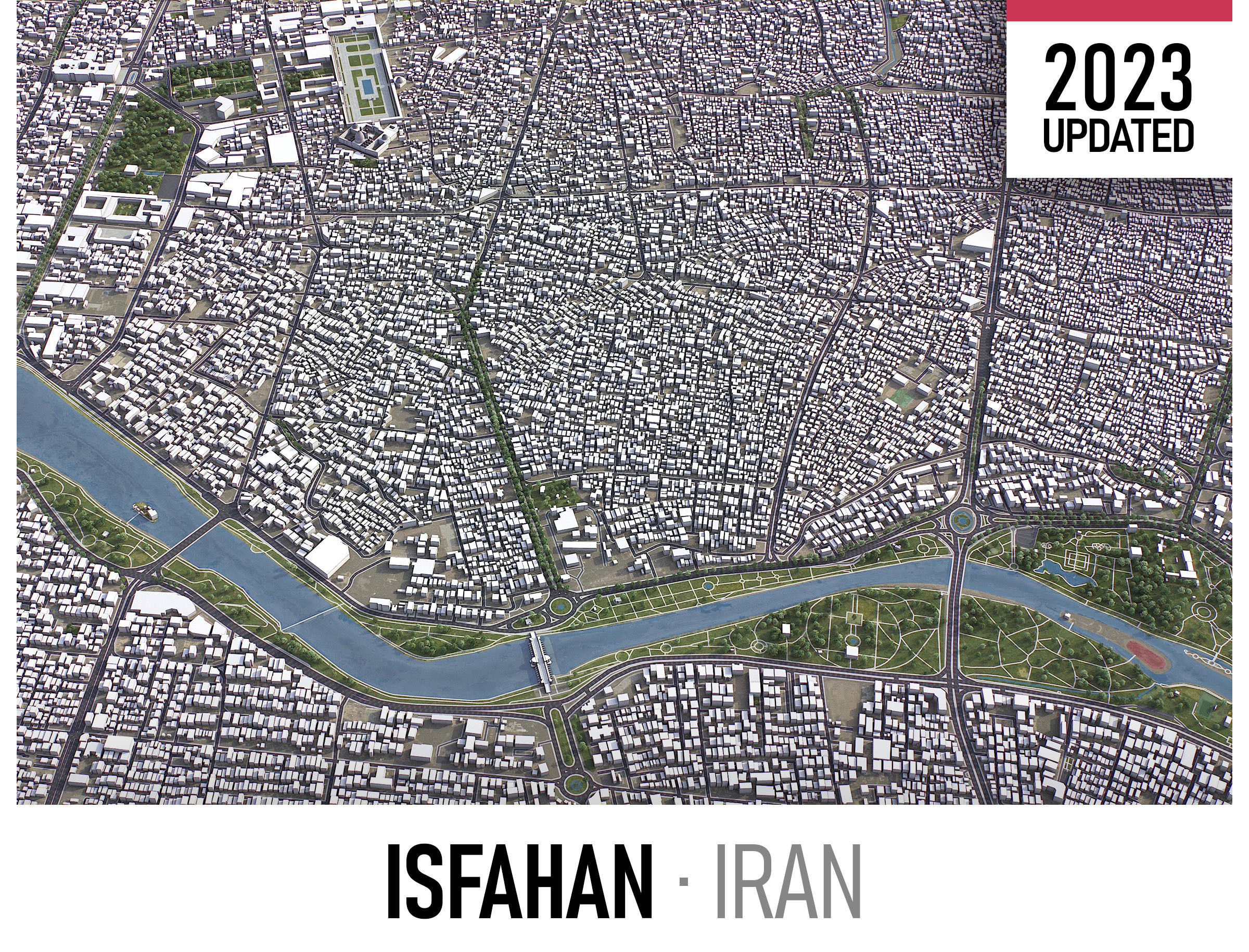 3D model Isfahan VR / AR / low-poly | CGTrader