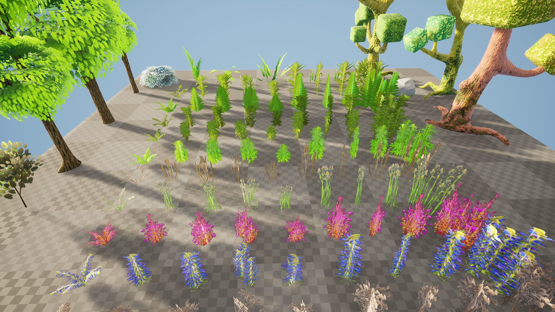 3D model Stylized Nature Pack 140 Variations VR / AR / low-poly | CGTrader