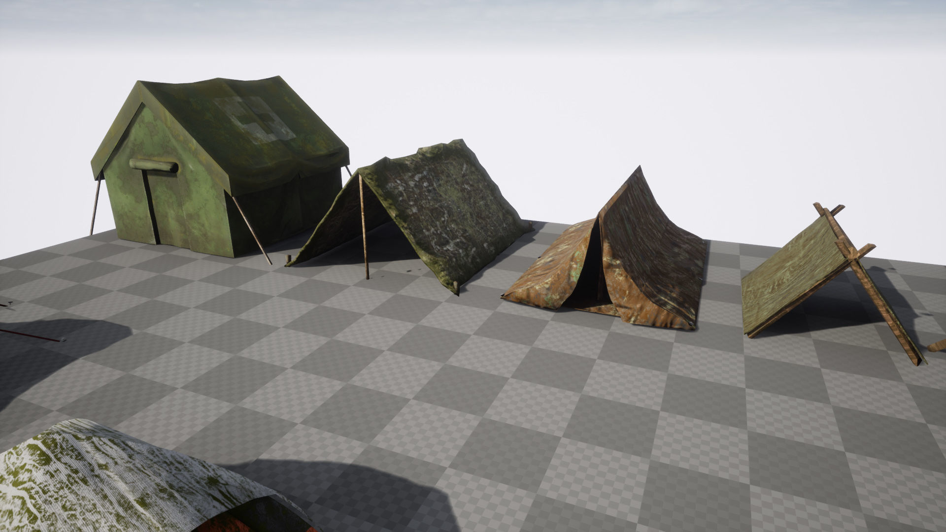 3D model Tents Package 150 Assets VR / AR / low-poly | CGTrader