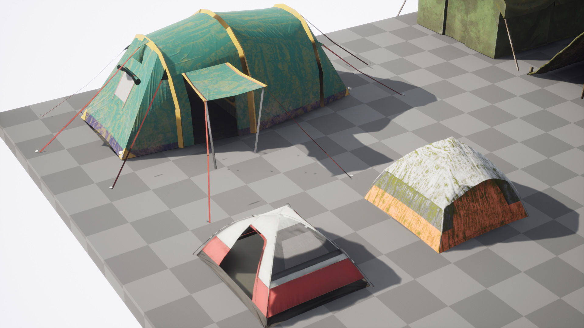3D model Tents Package 150 Assets VR / AR / low-poly | CGTrader