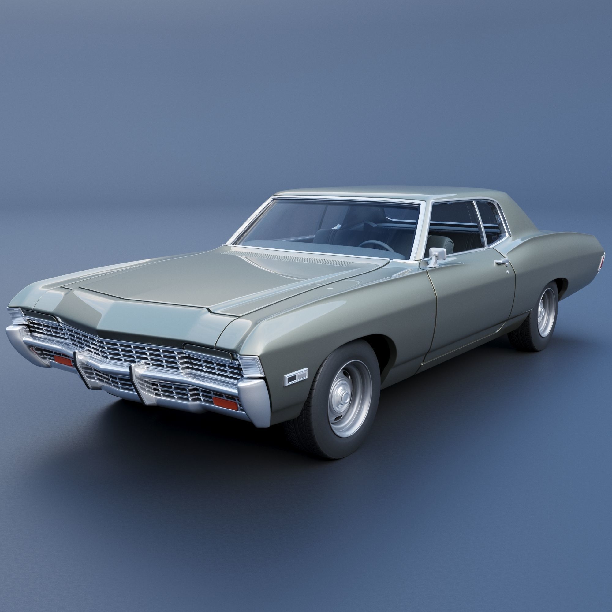 Chevrolet Caprice 1968 3D model 3D printable | CGTrader