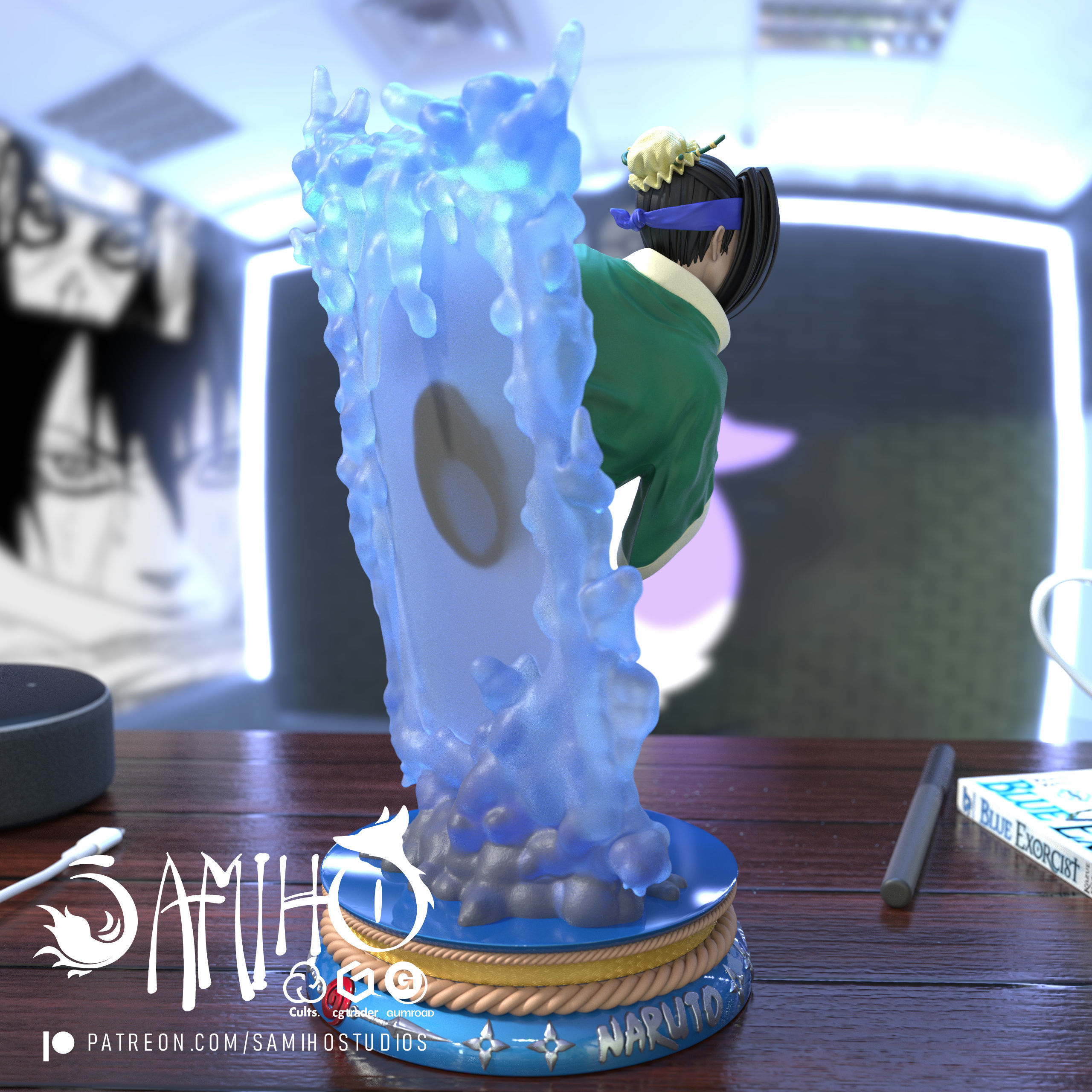 SAMIHO STUDIOS - Haku Crystal Mirror - STLs Ready for Printing 3D model ...