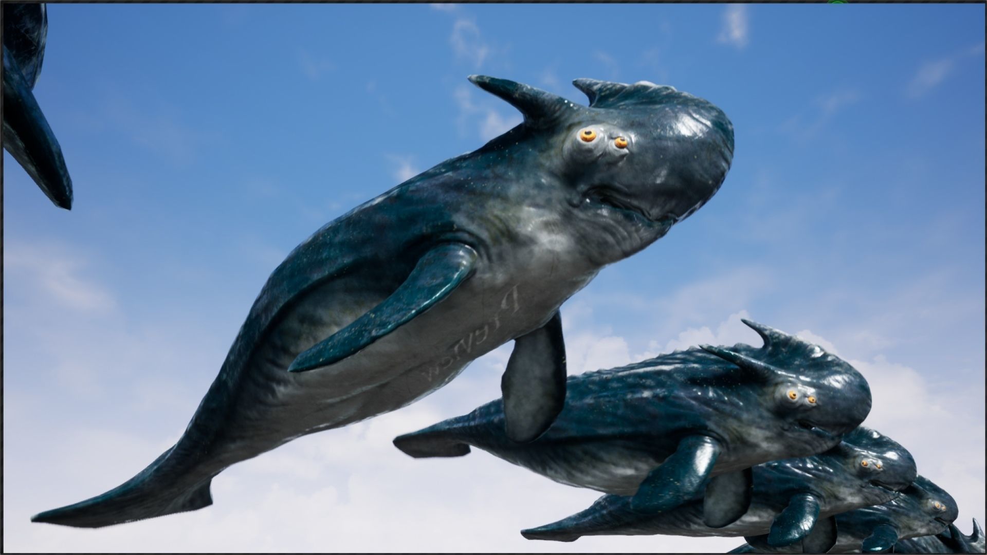 3D model Alien Fantasy Ocean Creature - Tri Whale with Unreal Support ...