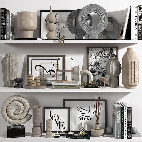 Decorative-set 3D model | CGTrader