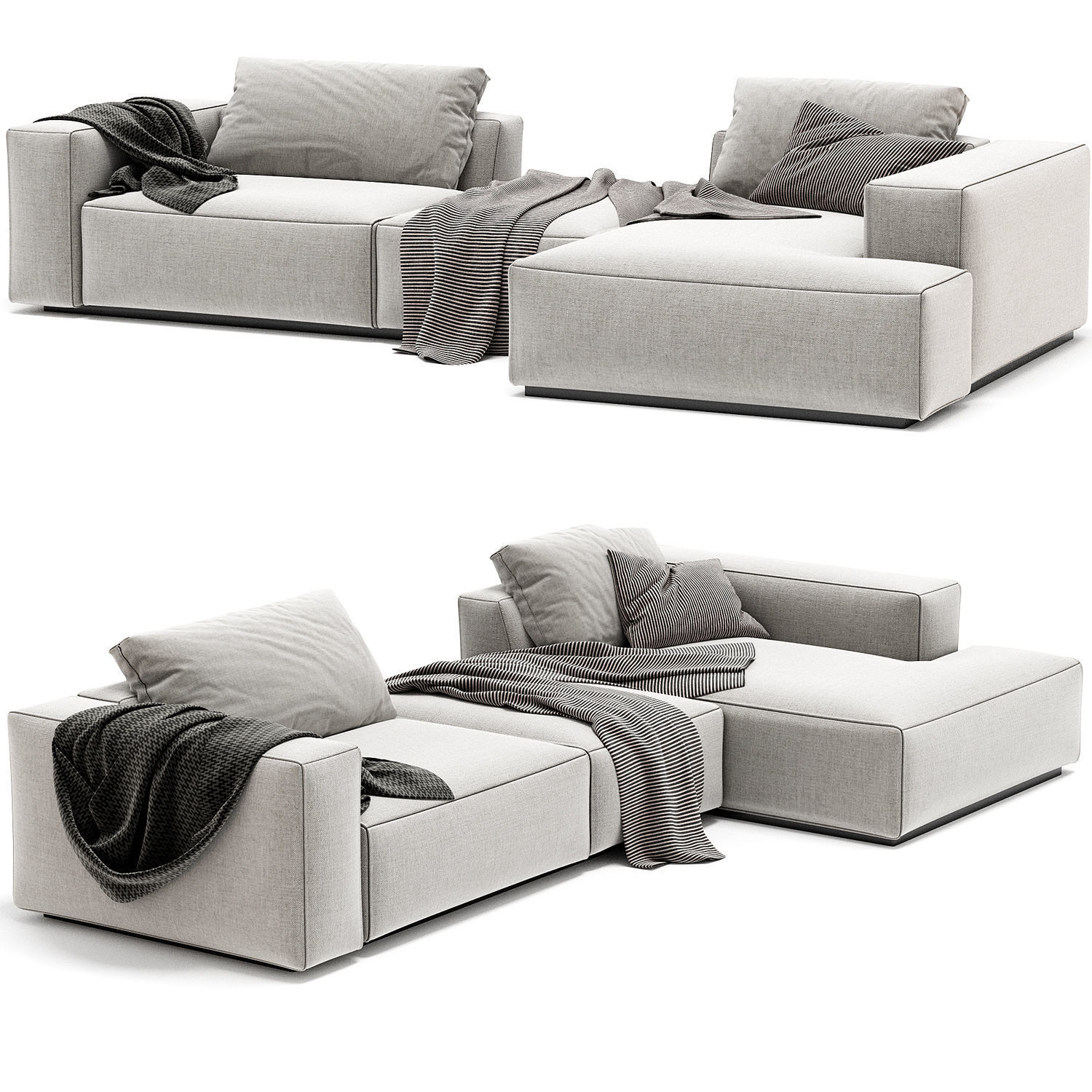 Sofa BO DESIGN BY R D Sur Plus 3D model | CGTrader